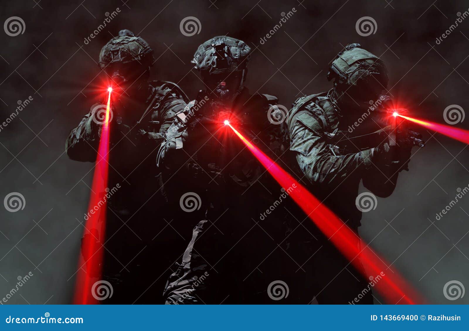 Special Force Assault Team during a Secret Mission Stock Photo - Image ...