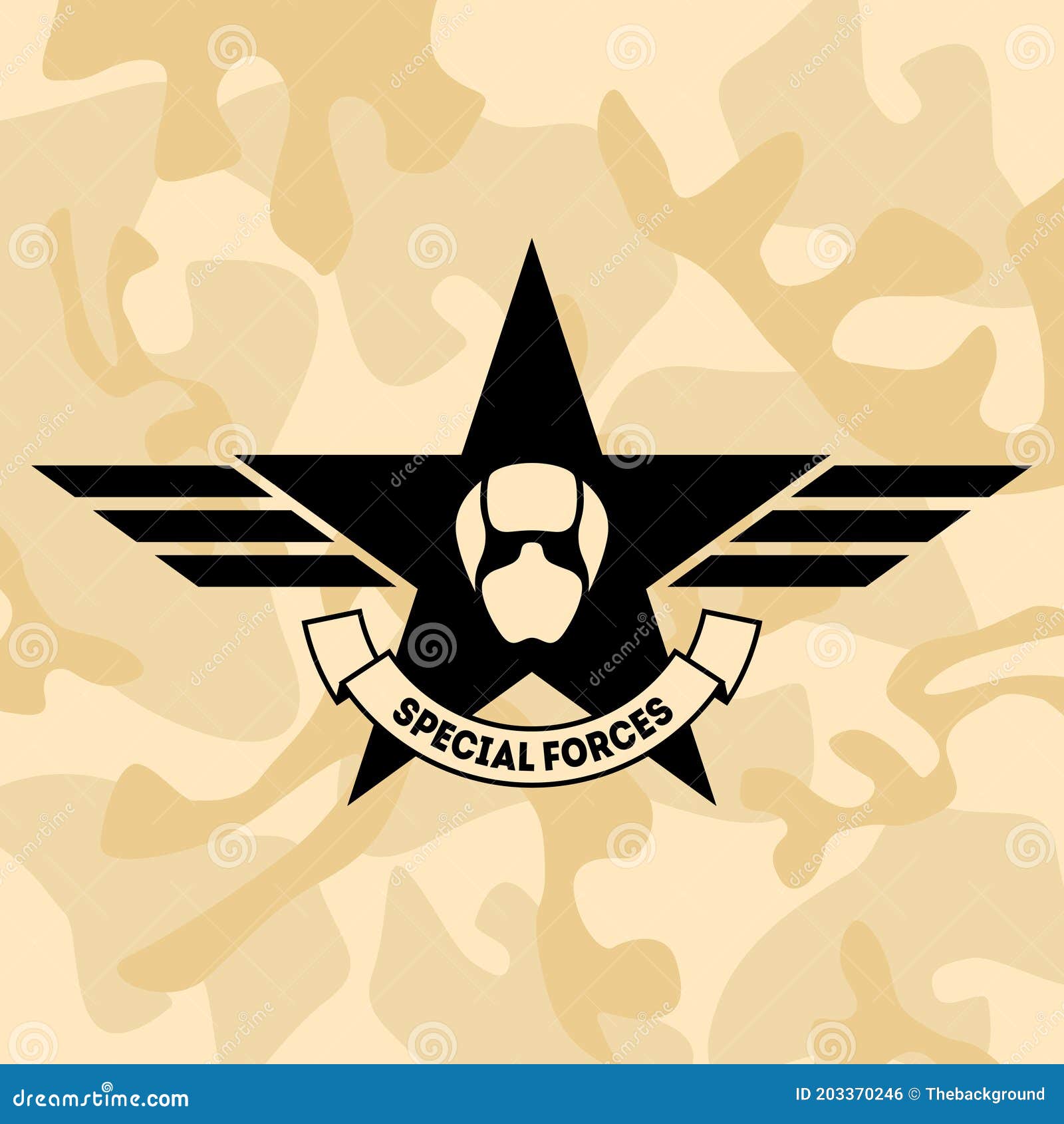 Air Force Camo Logo Wallpaper
