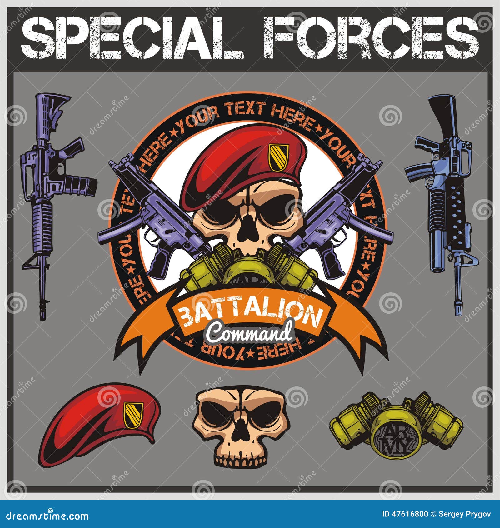 Special Forces Patch Set - Stock Vector Stock Vector - Illustration of ...