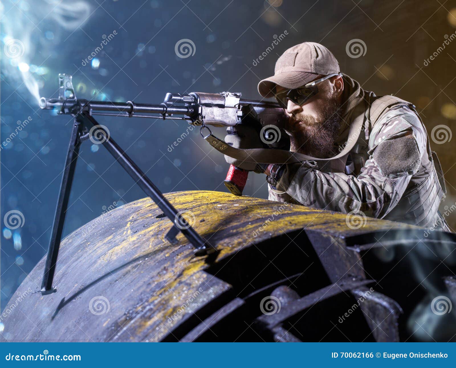 Special Forces Sniper is Shooting the Enemy Stock Photo - Image of ...