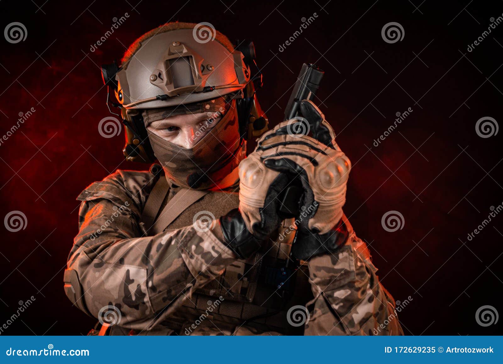 Helmet Gun Target Stock Photos - Download 2,309 Royalty Free Photos