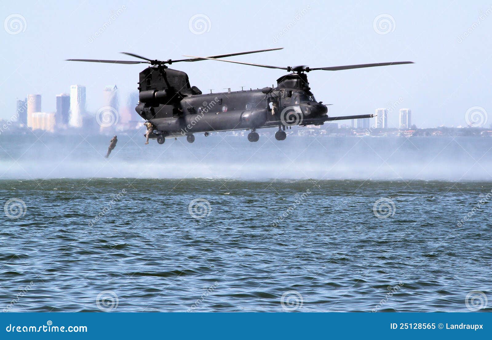 Special Forces Water Jump Training Stock Image - Image of tampa ...