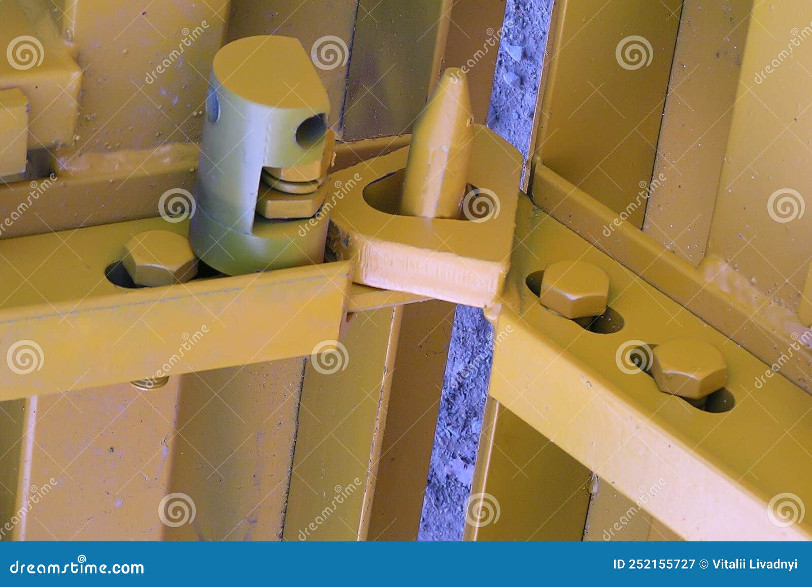 Special formwork elevator stock image. Image of site - 252155727