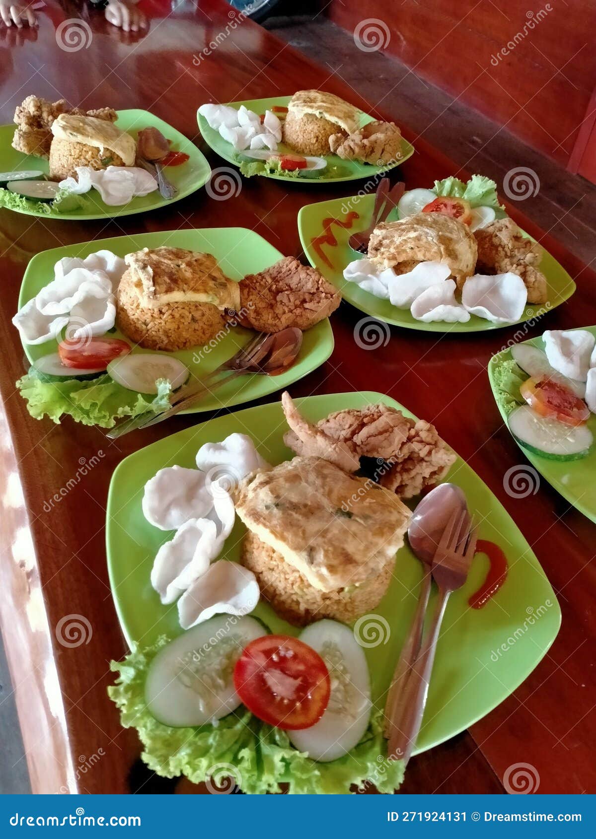 Special Fried Rice is the Main Menu Choice on Special Days with Family ...