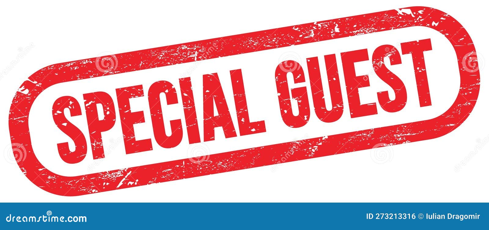 SPECIAL GUEST, Text Written on Red Stamp Sign Stock Illustration ...