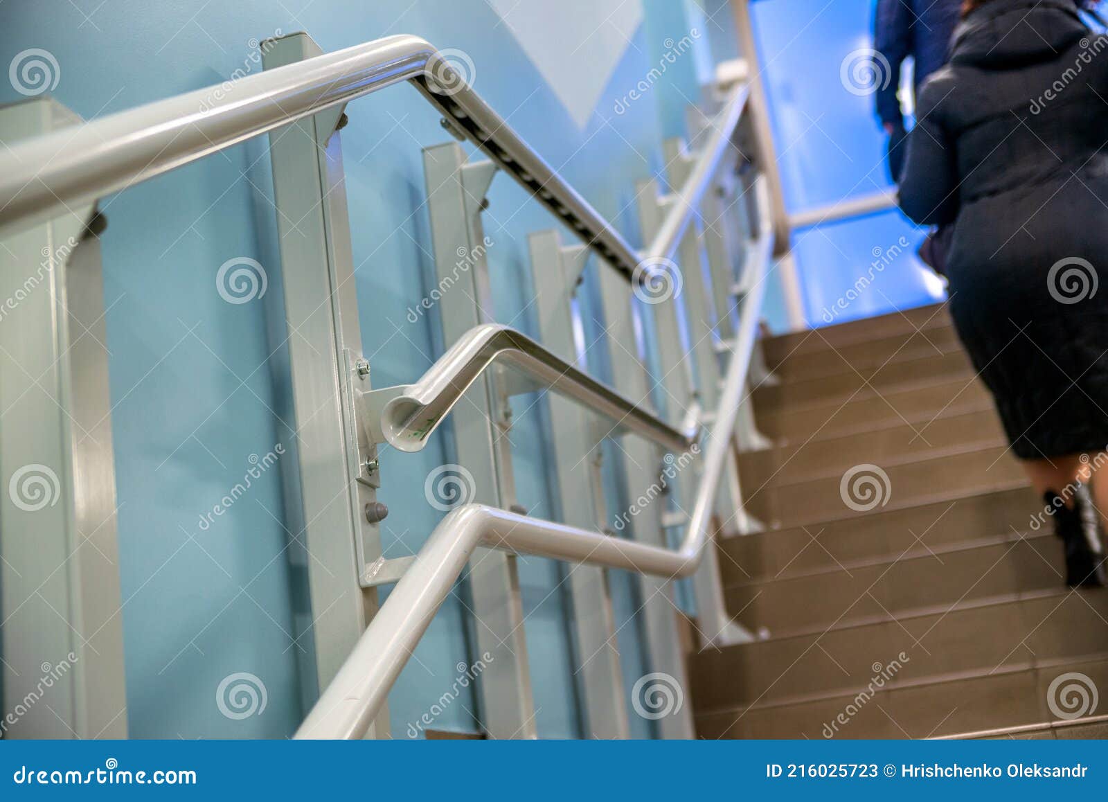 Special Handrails for People with Disabilities Stock Image - Image of ...
