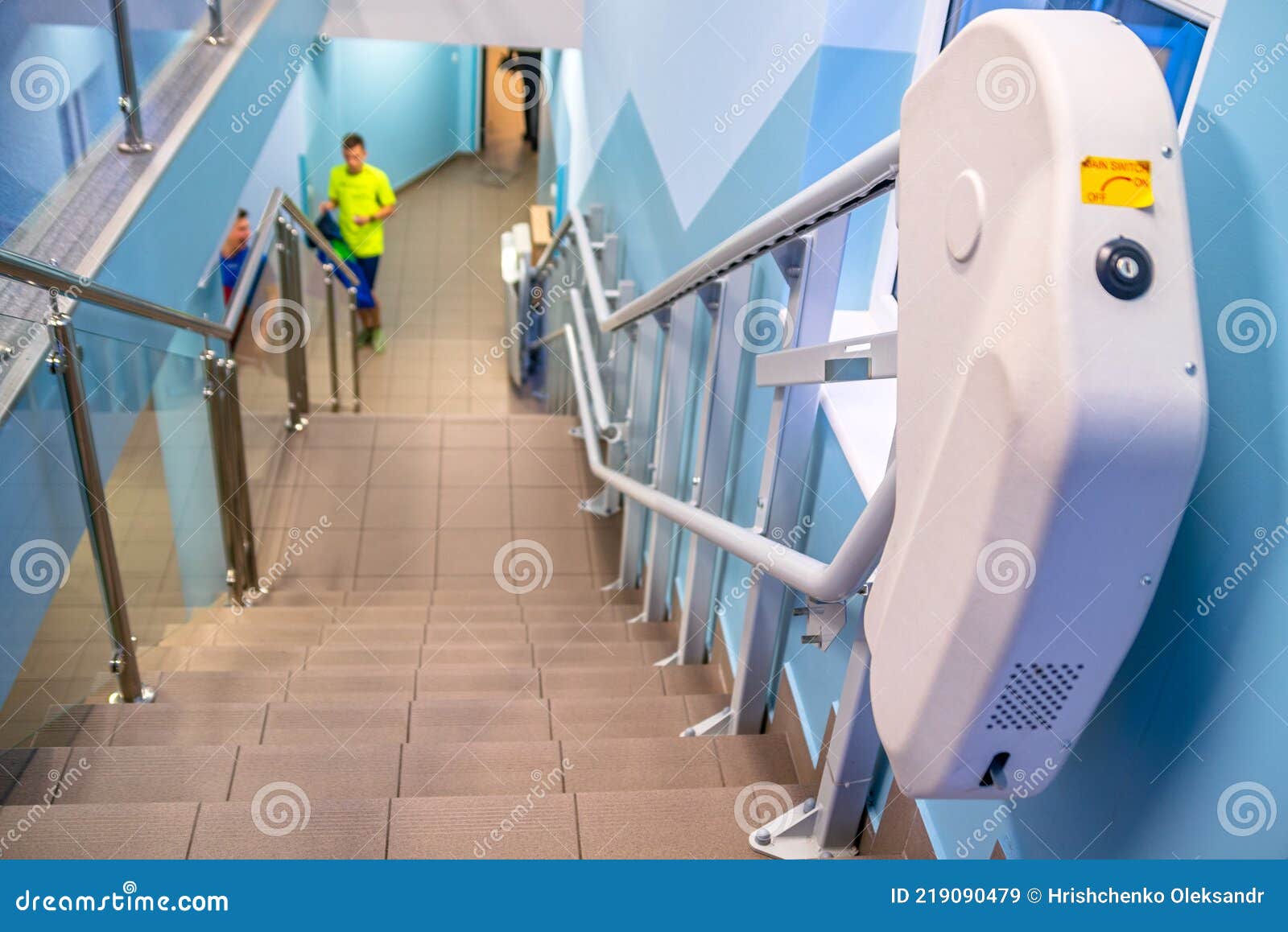 Special Handrails for People with Disabilities Stock Image - Image of ...