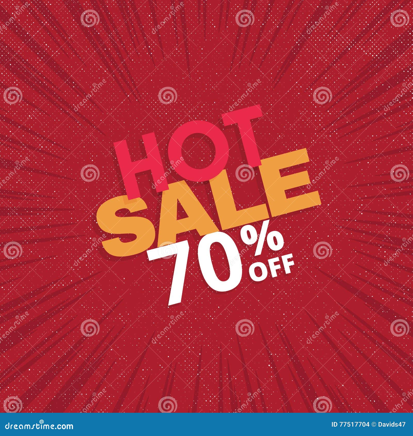 Special Hot Sale stock vector. Illustration of design - 77517704
