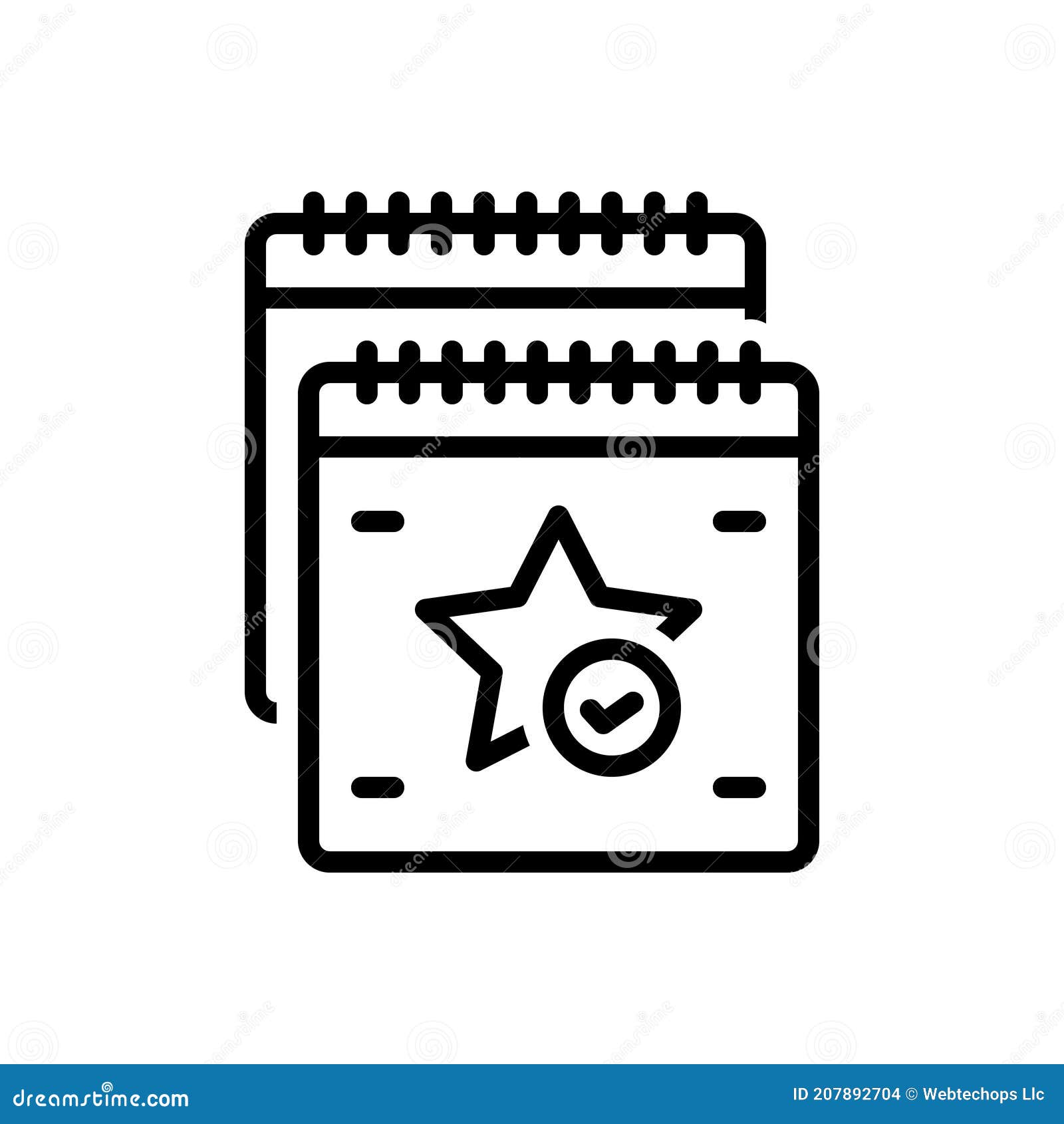 Black Line Icon for Special, Particular and Project Stock Vector ...