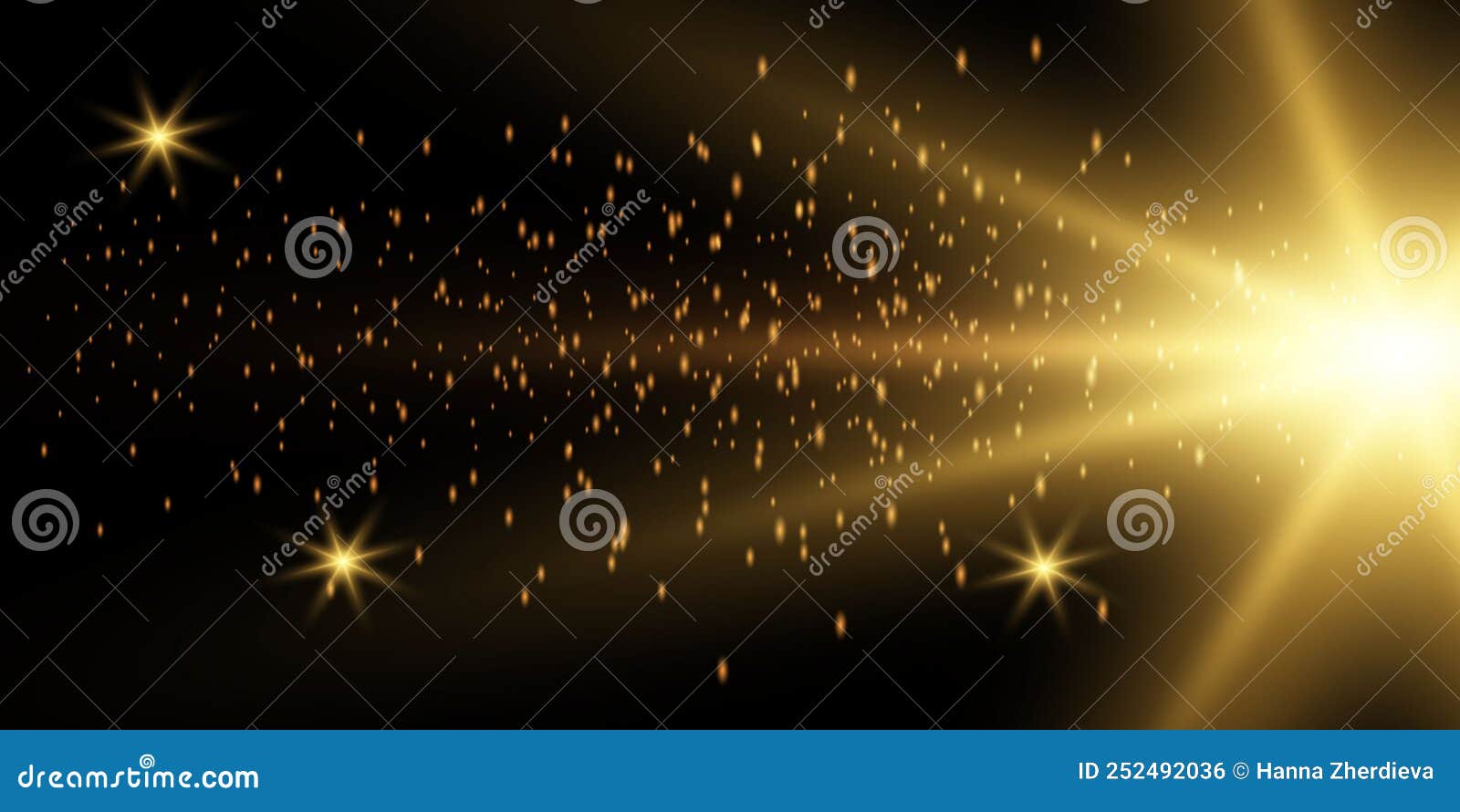 Special Lens Flare, Light Effect. the Flash Flashes with Beams and a ...