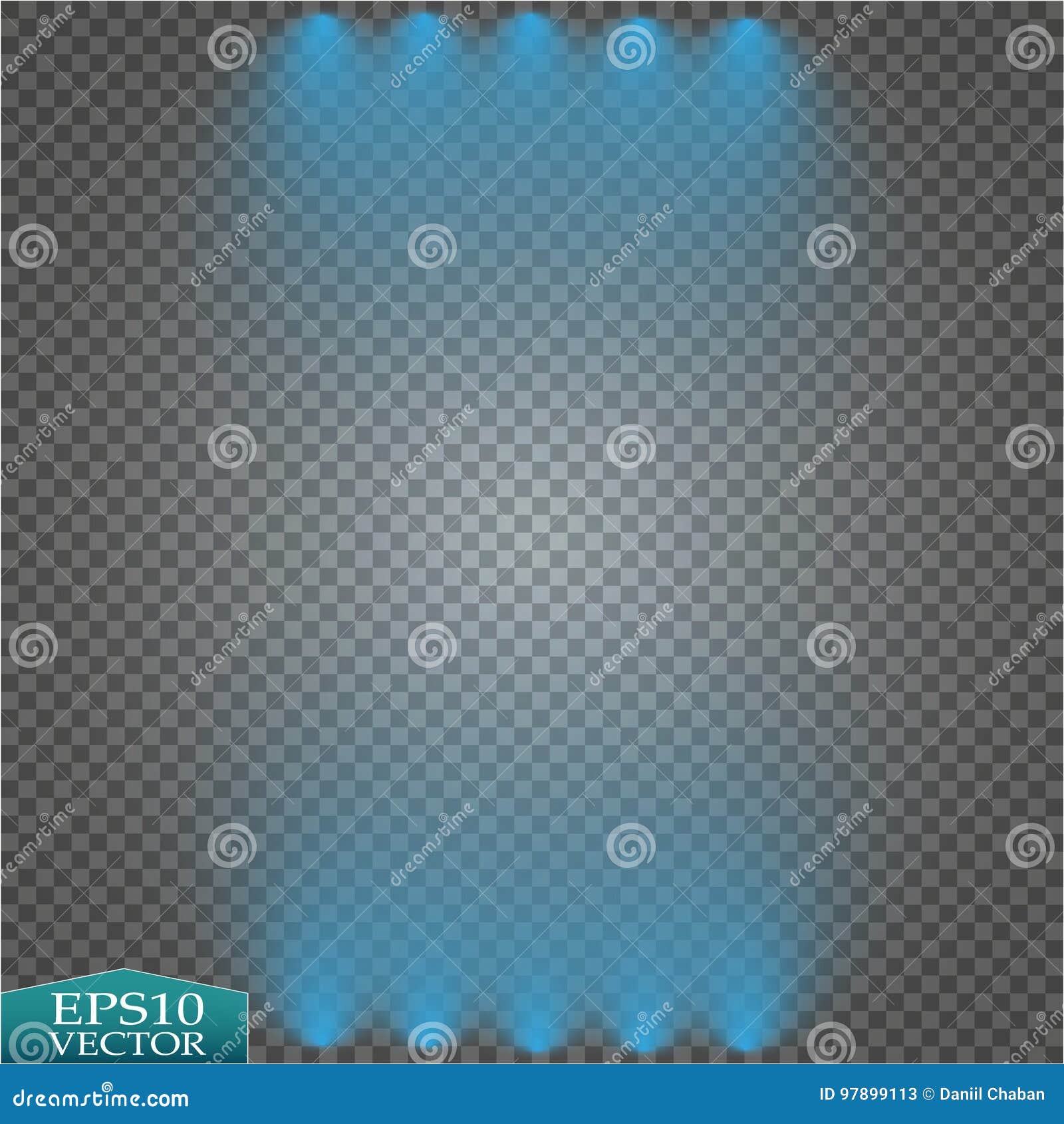 Special Light Effects. Realistic Vector Bright Projectors for Scene ...