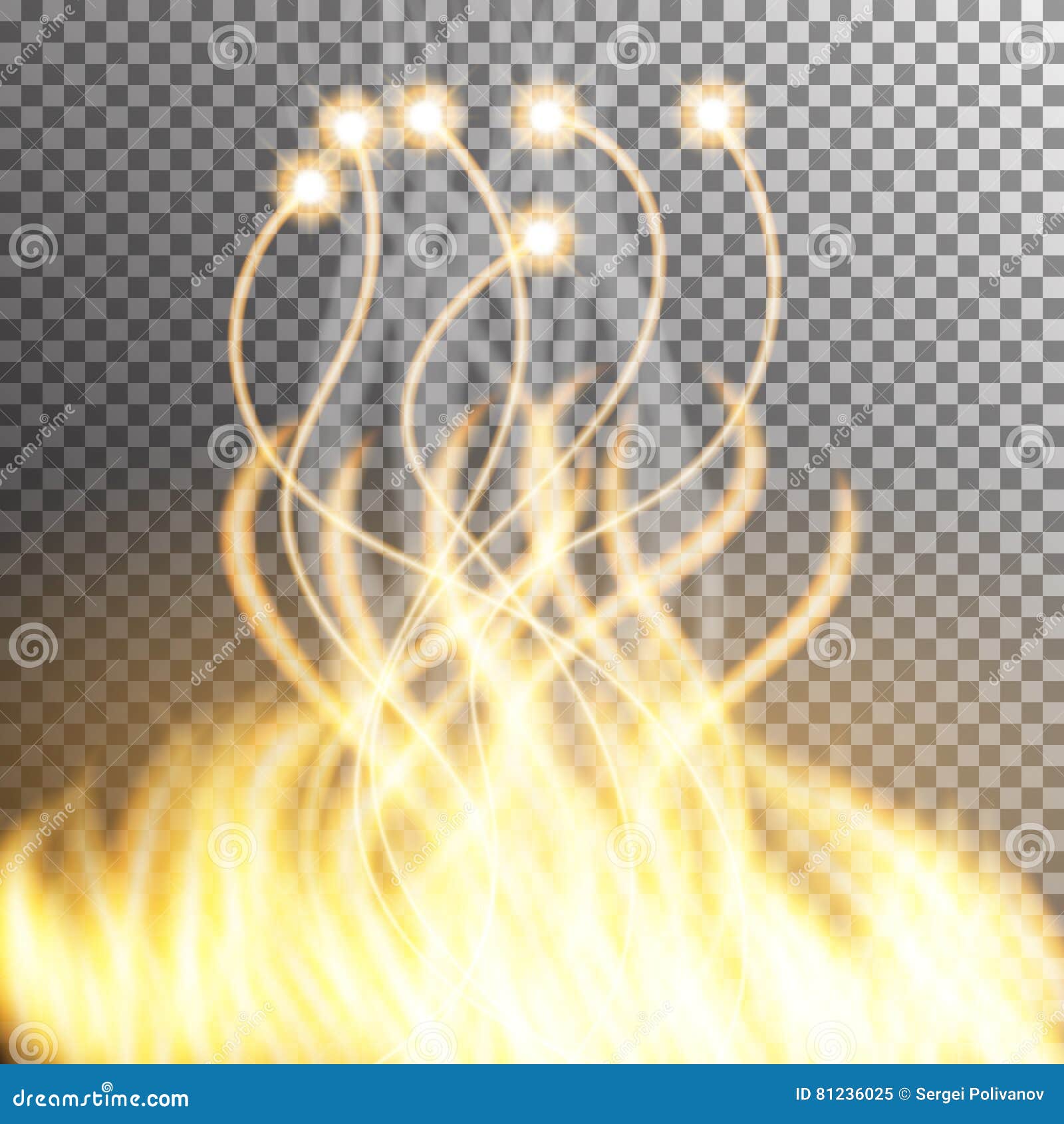 Special light flare effect stock vector. Illustration of fire - 81236025