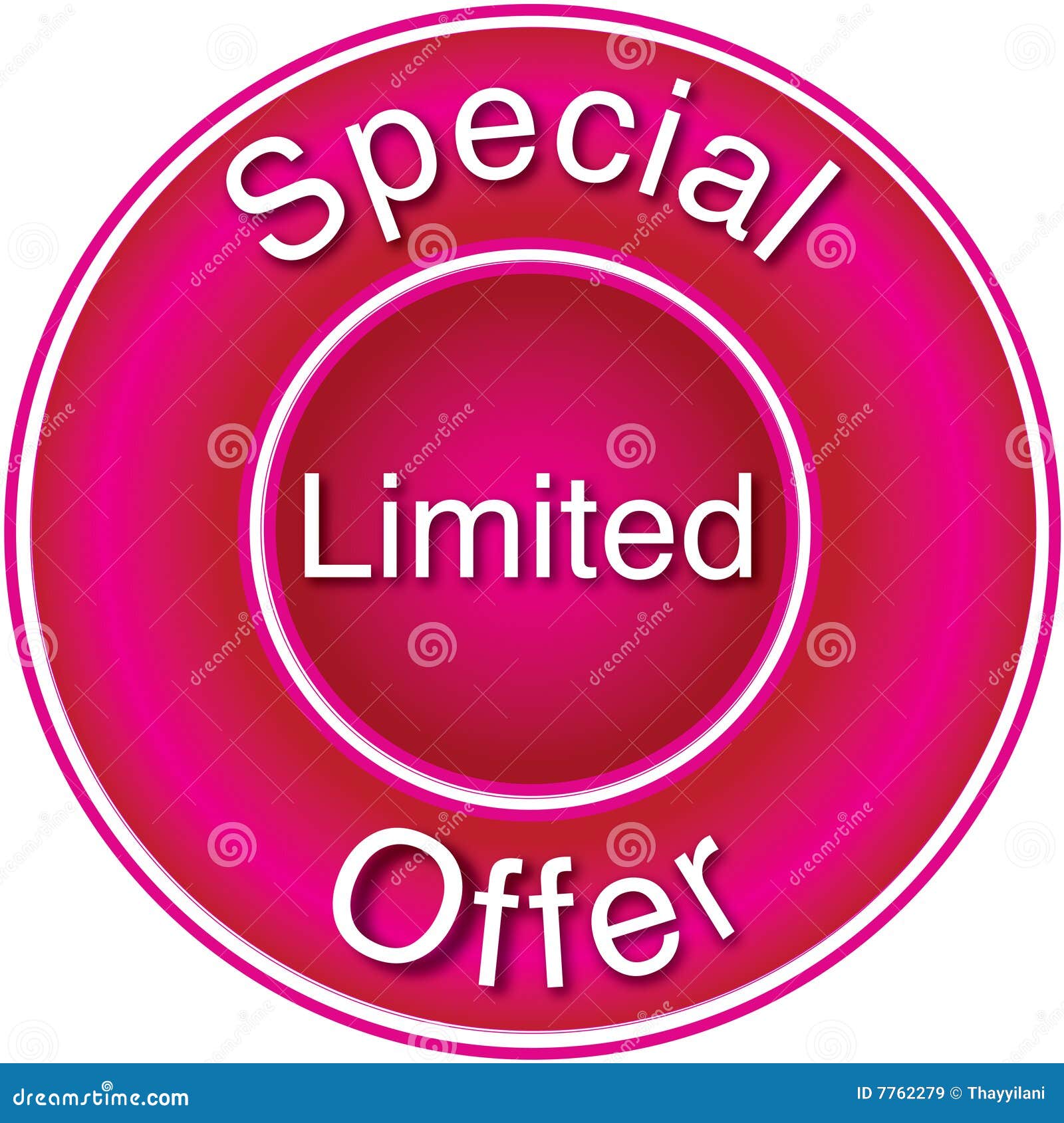 Special Limited Offer stock illustration. Illustration of discount ...