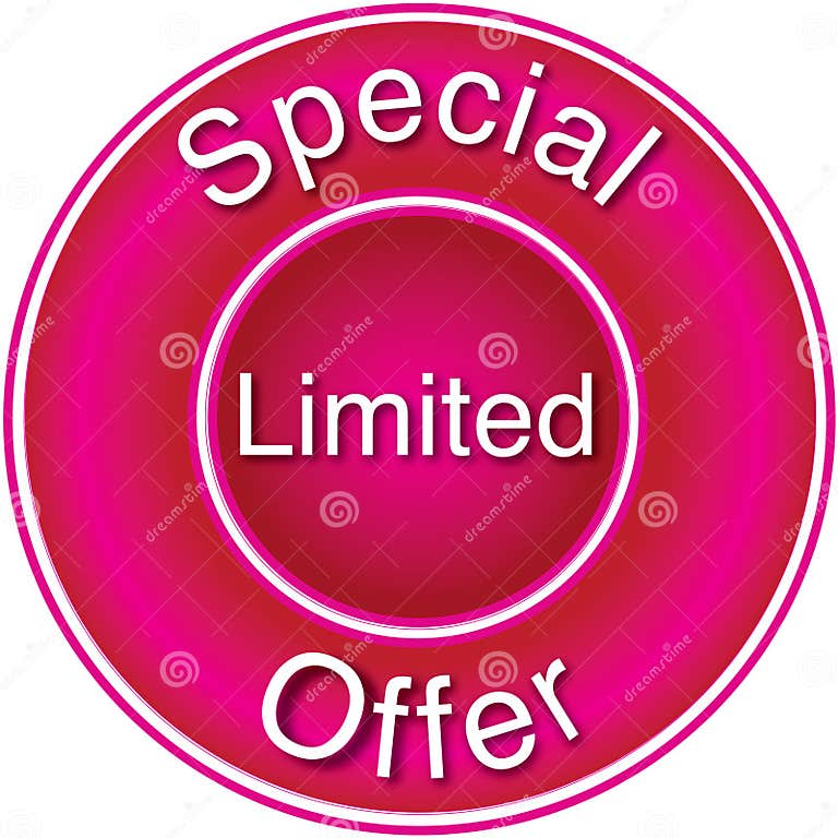 Special Limited Offer stock illustration. Illustration of discount ...