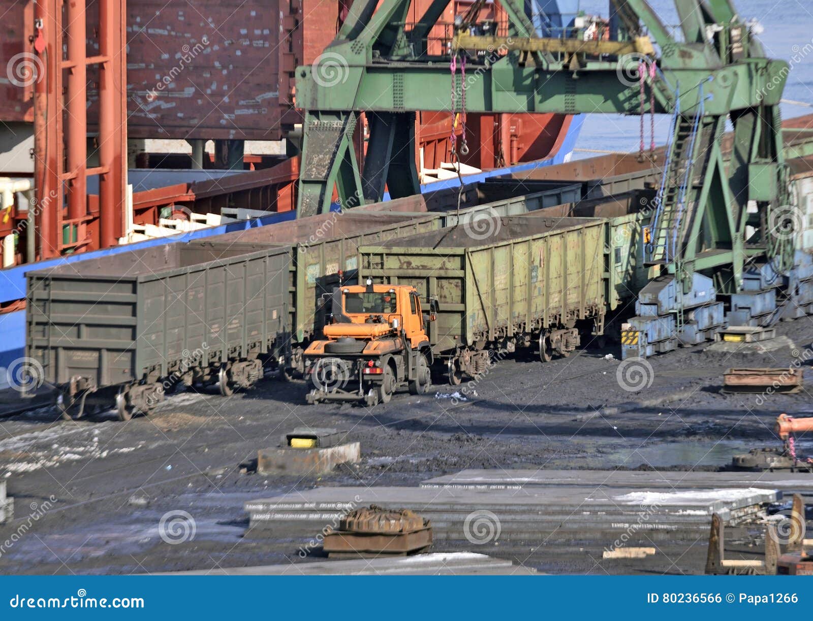 Special Machine at the Port Stock Photo - Image of height, mechanism ...