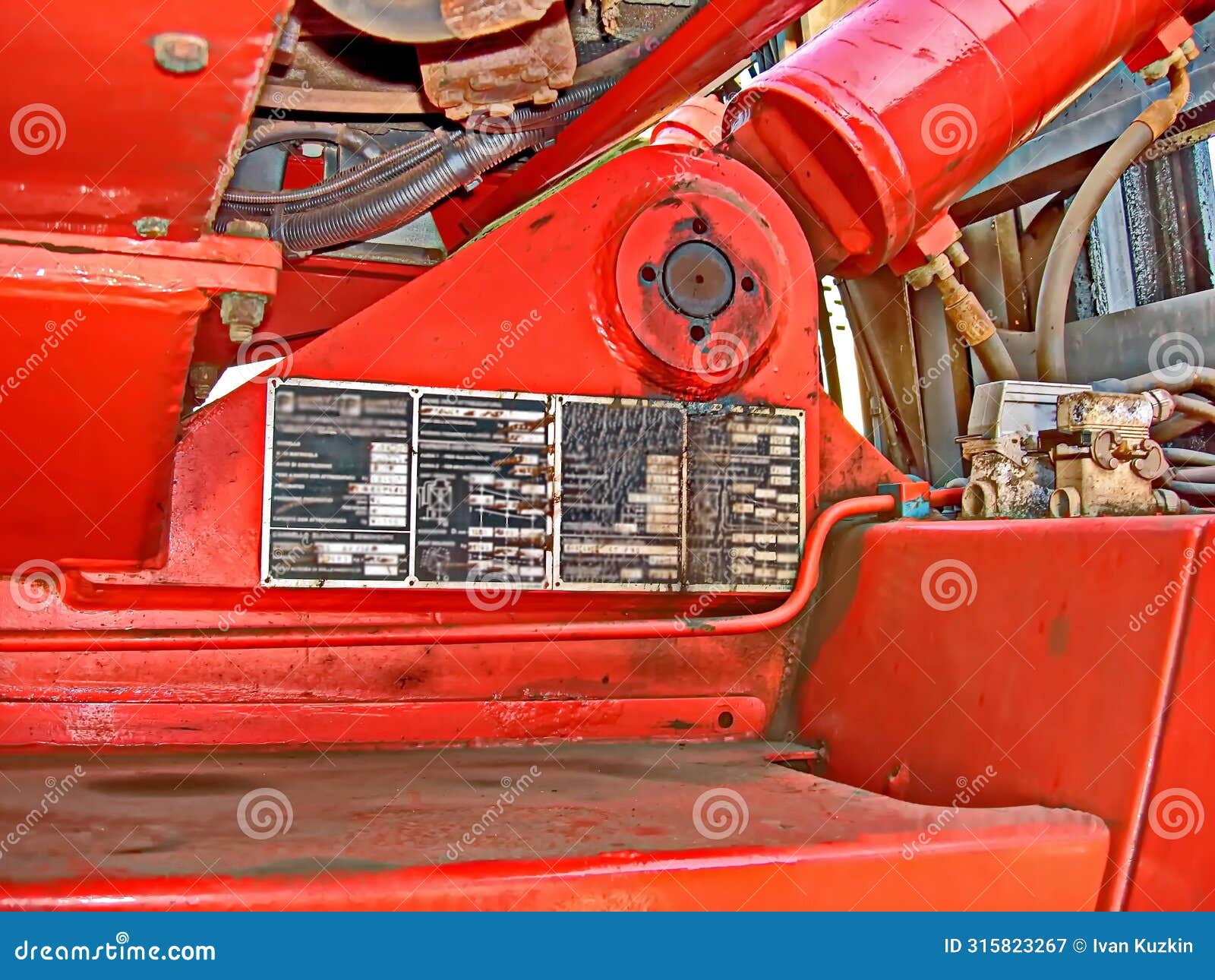Special Machines - A Heavy Forklift With A Special Attachment Used For ...