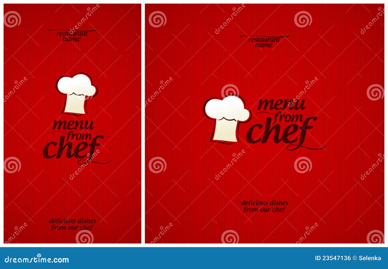 Special Menu from Chef. stock vector. Illustration of meal - 23547136