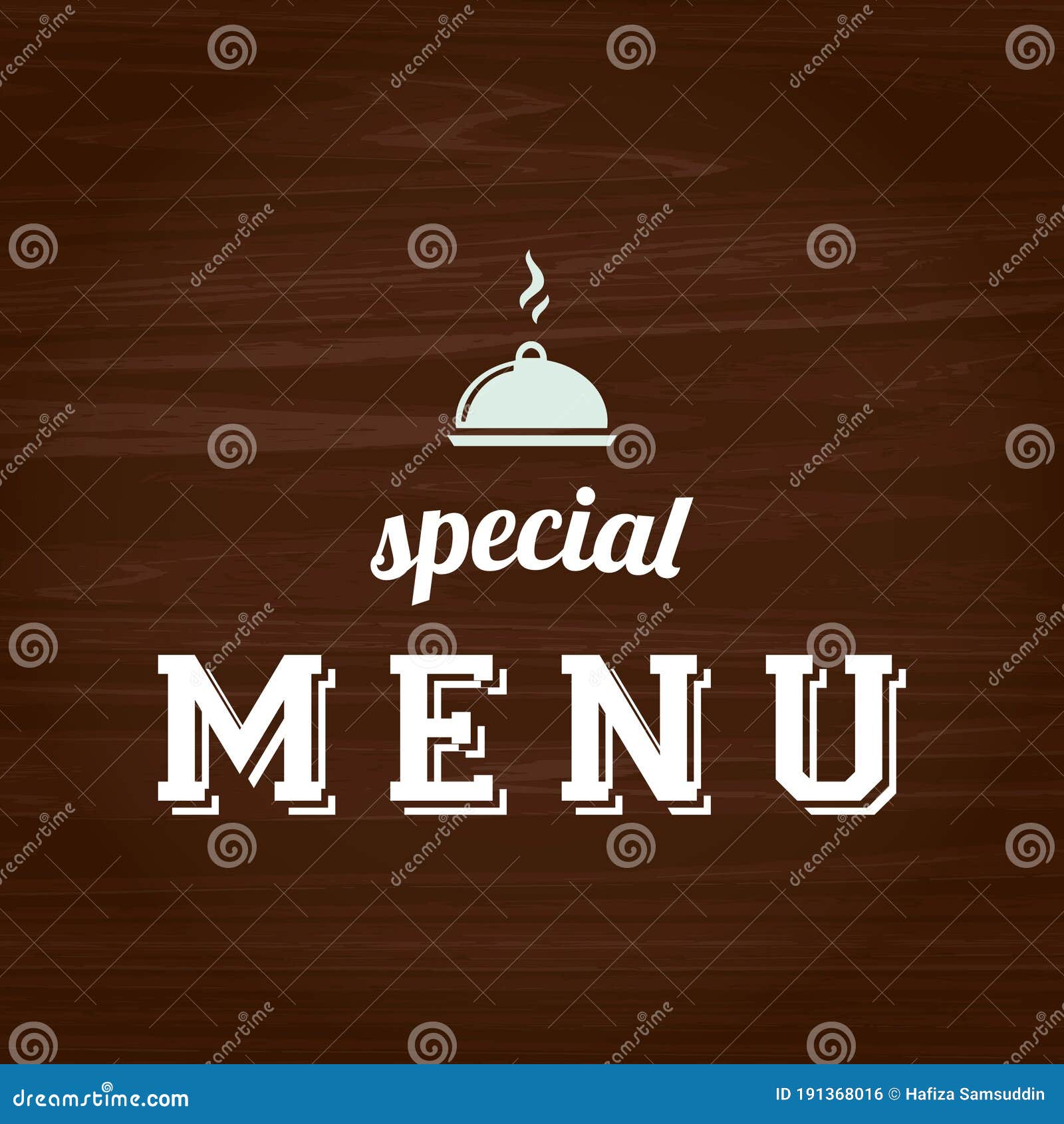 Special Menu Text. Vector Illustration Decorative Design Stock Vector ...