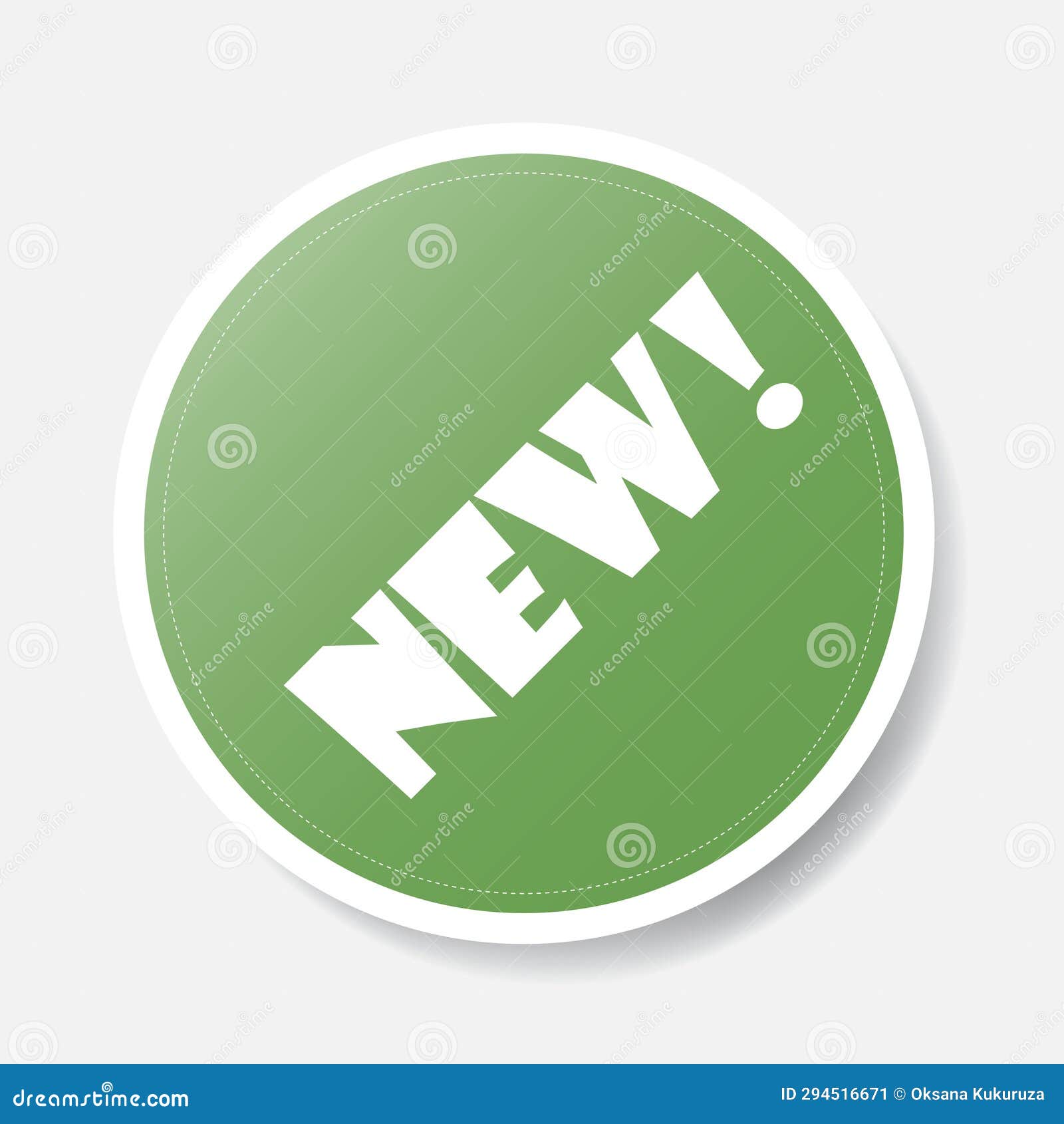 Special Offer Banner. Green Circle. Vector Illustration. Stock Vector ...