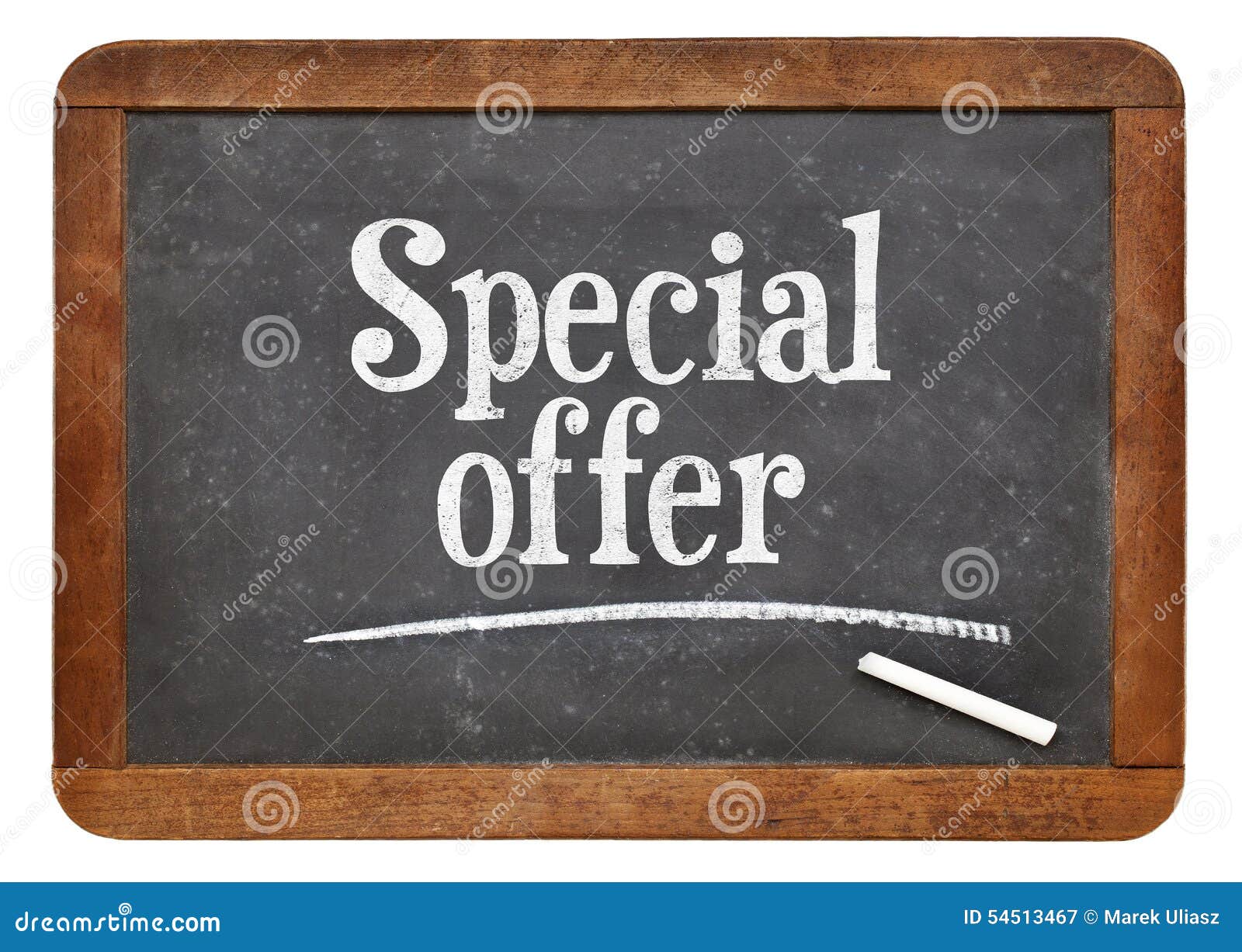 Special Offer Blackboard Sign Stock Image - Image of promotion, sale ...