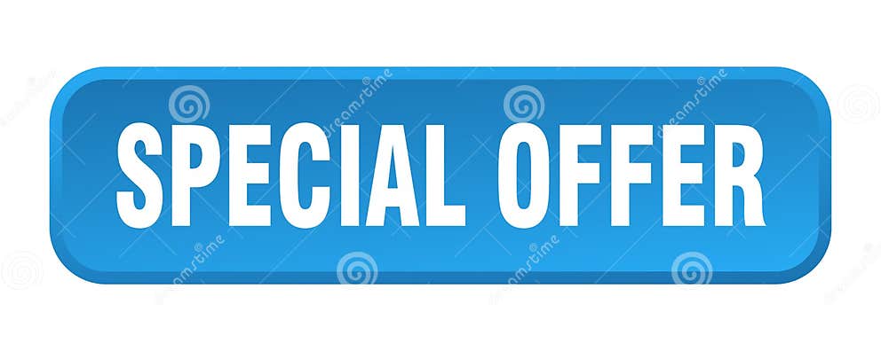 Special Offer Button. Special Offer Square 3d Push Button Stock Vector ...