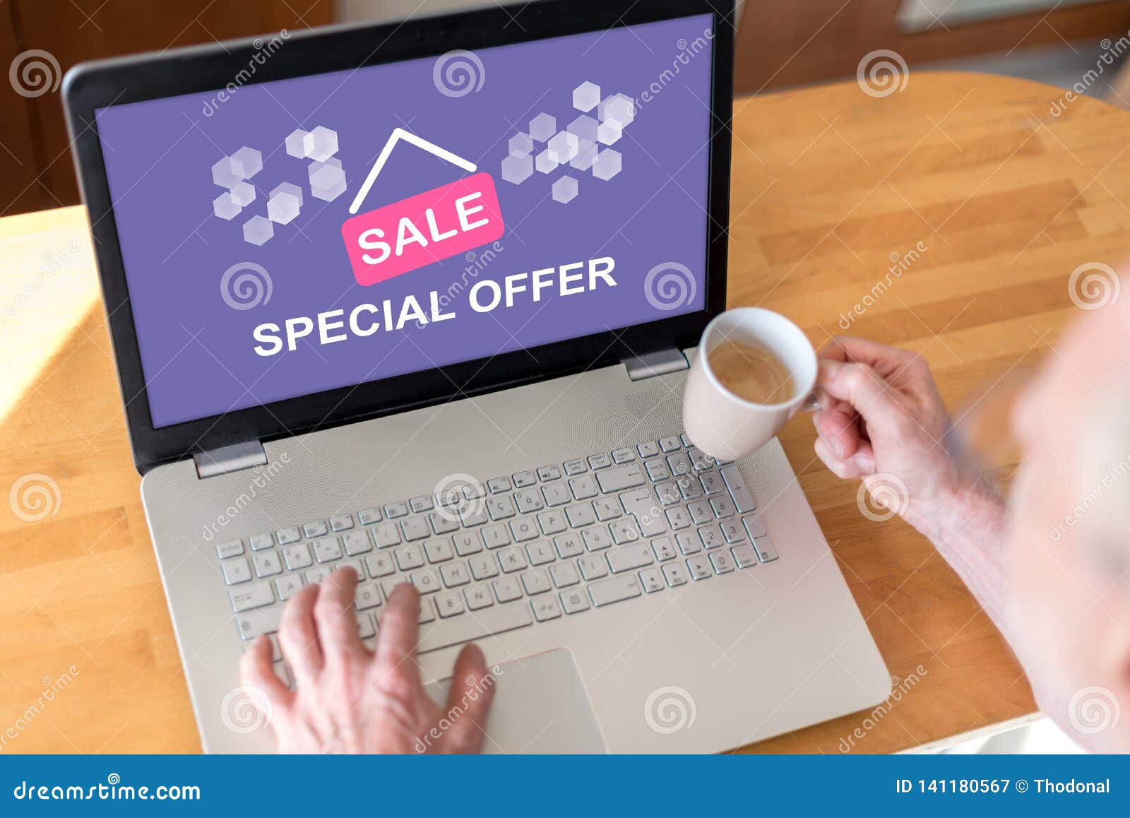 Special Offer Concept on a Laptop Stock Image - Image of fashion ...