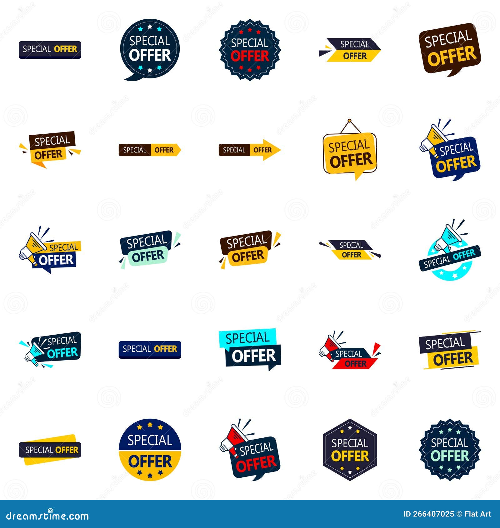 Special Offer 25 Eye Catching Vector Designs for Increased Brand ...