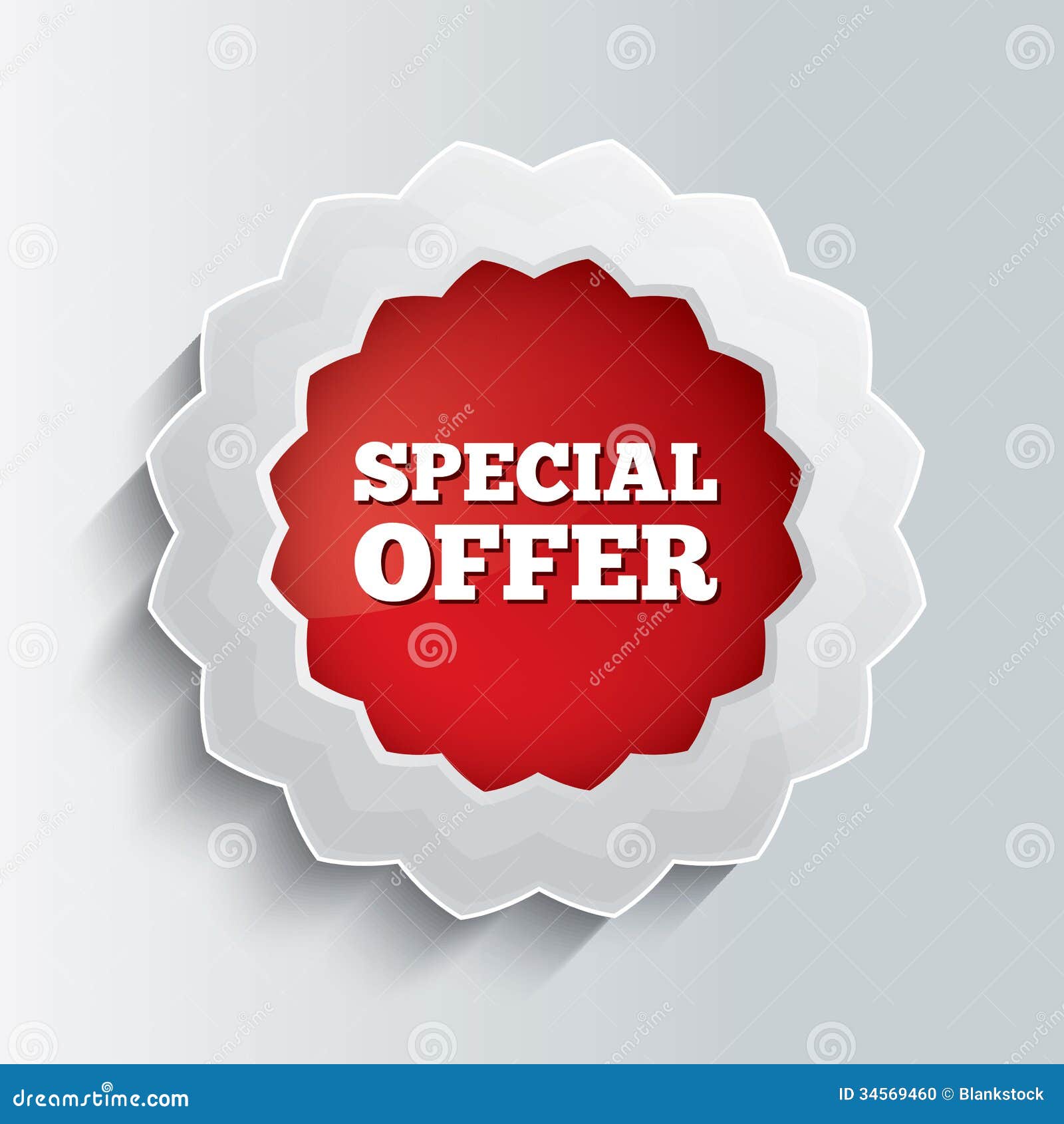 Special Offer Glass Button. Vector Illustration. Stock Vector ...