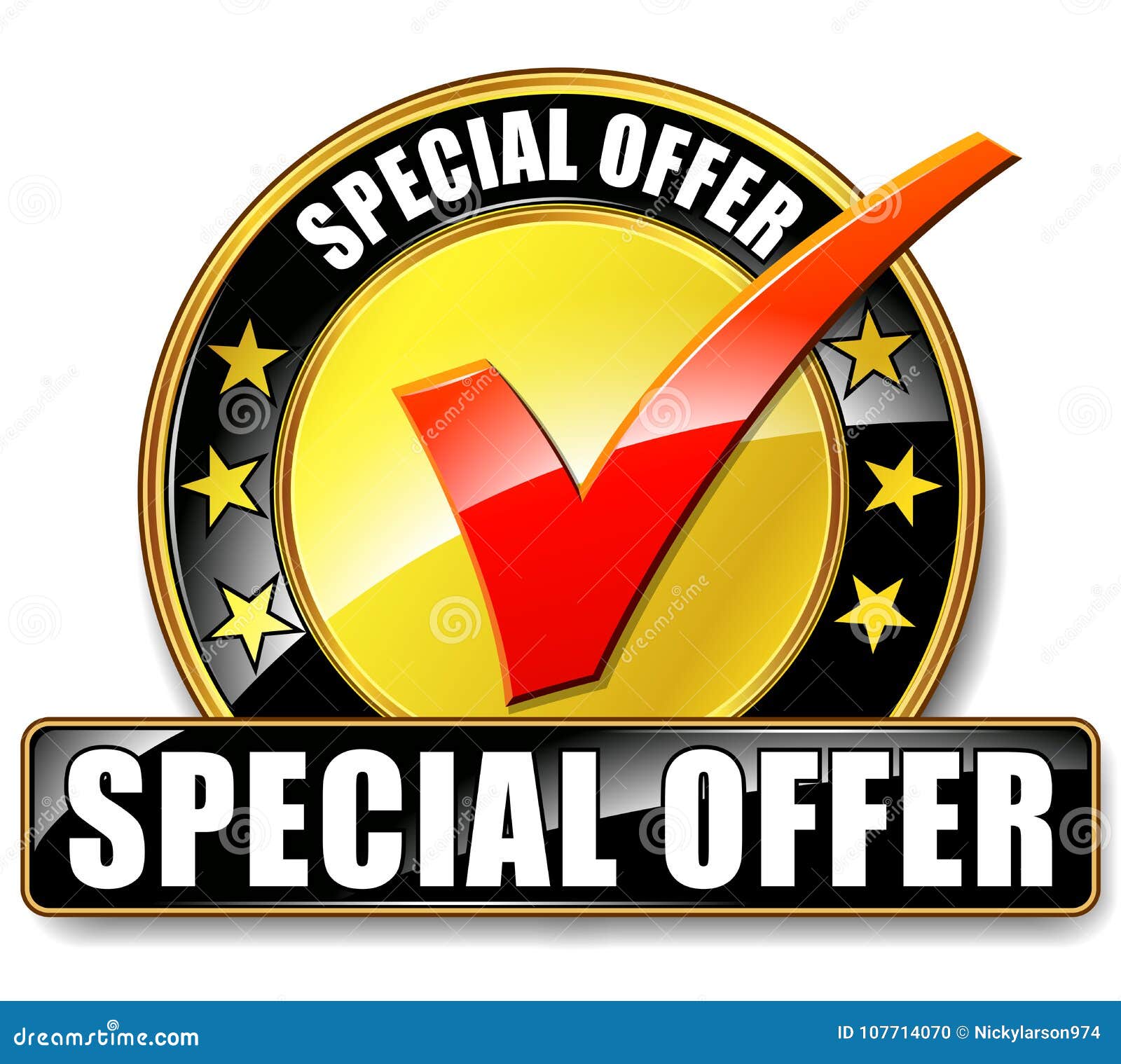 Special offer icon stock vector. Illustration of design - 107714070