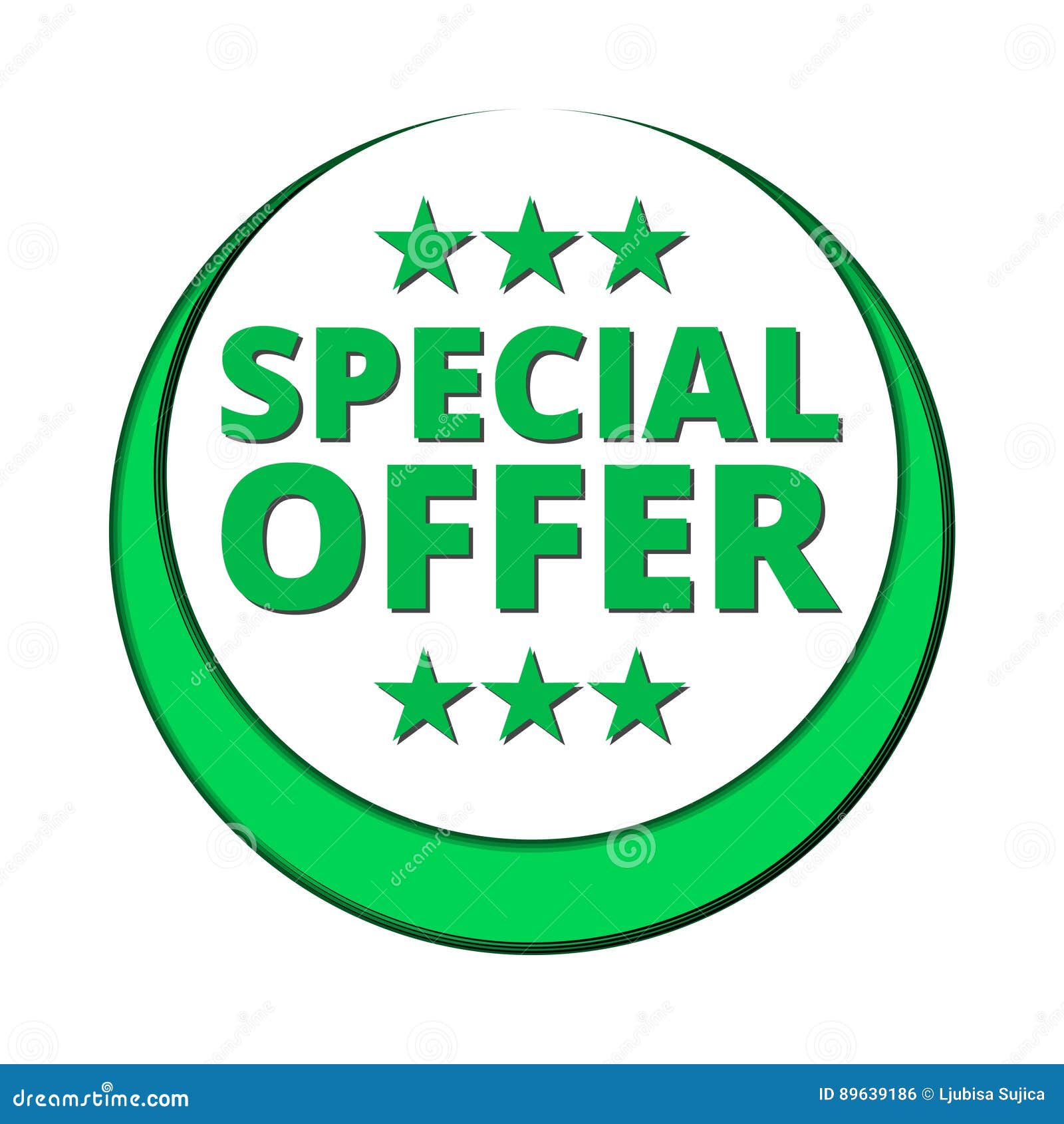 Special Offer icon stock vector. Illustration of certificate - 89639186
