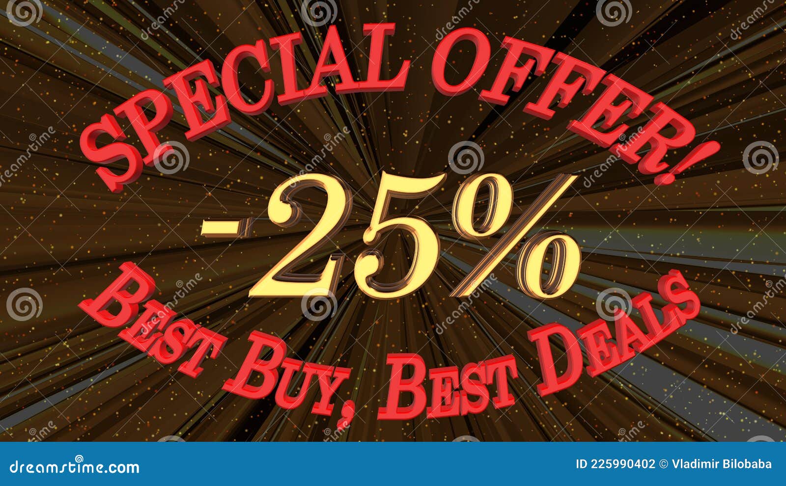Special offer -25 stock illustration. Illustration of offer - 225990402