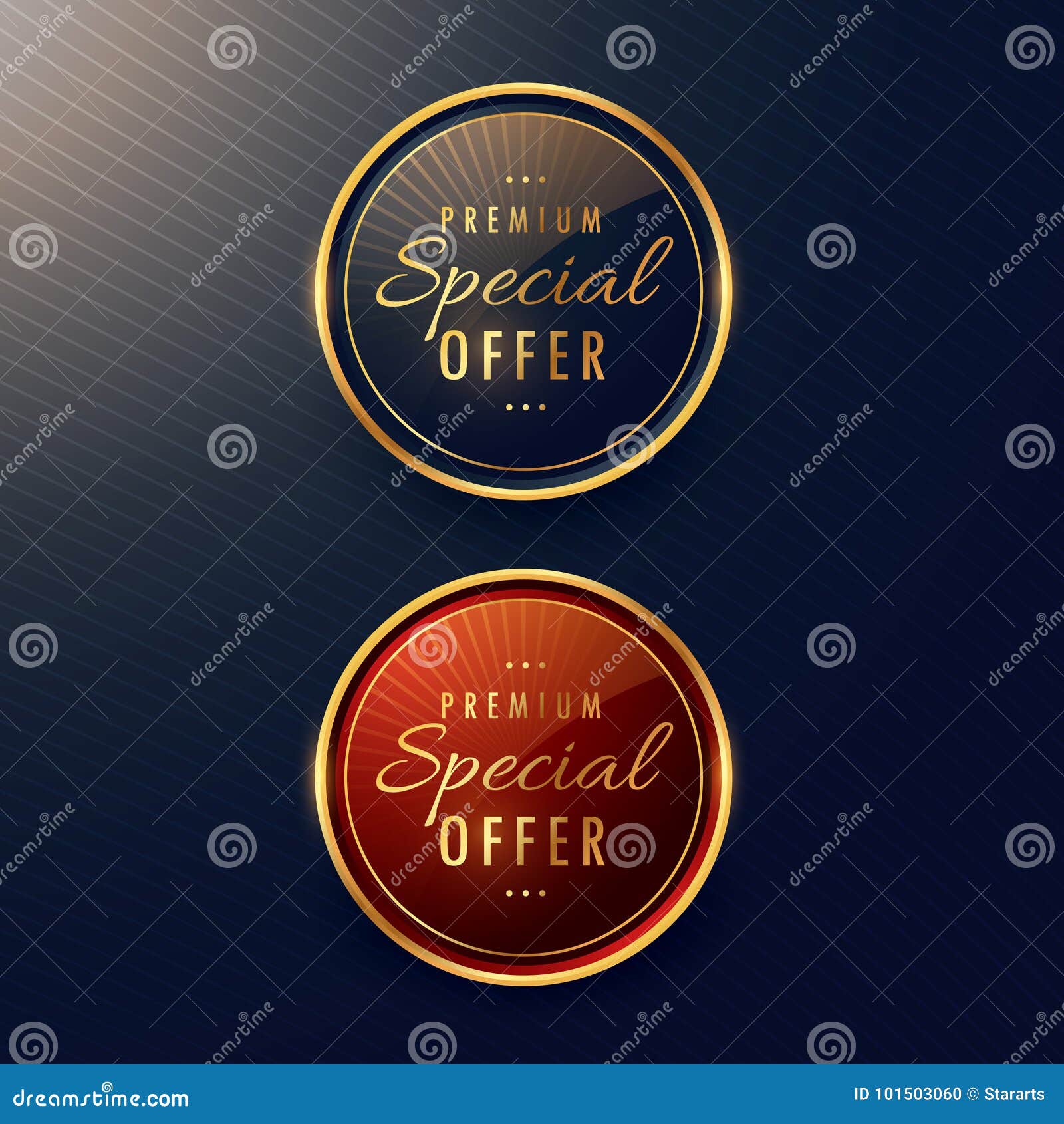 Special Offer Label Design Set Stock Vector - Illustration of promotion ...