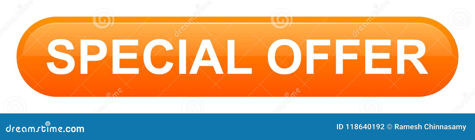 Orange Rectangle Button