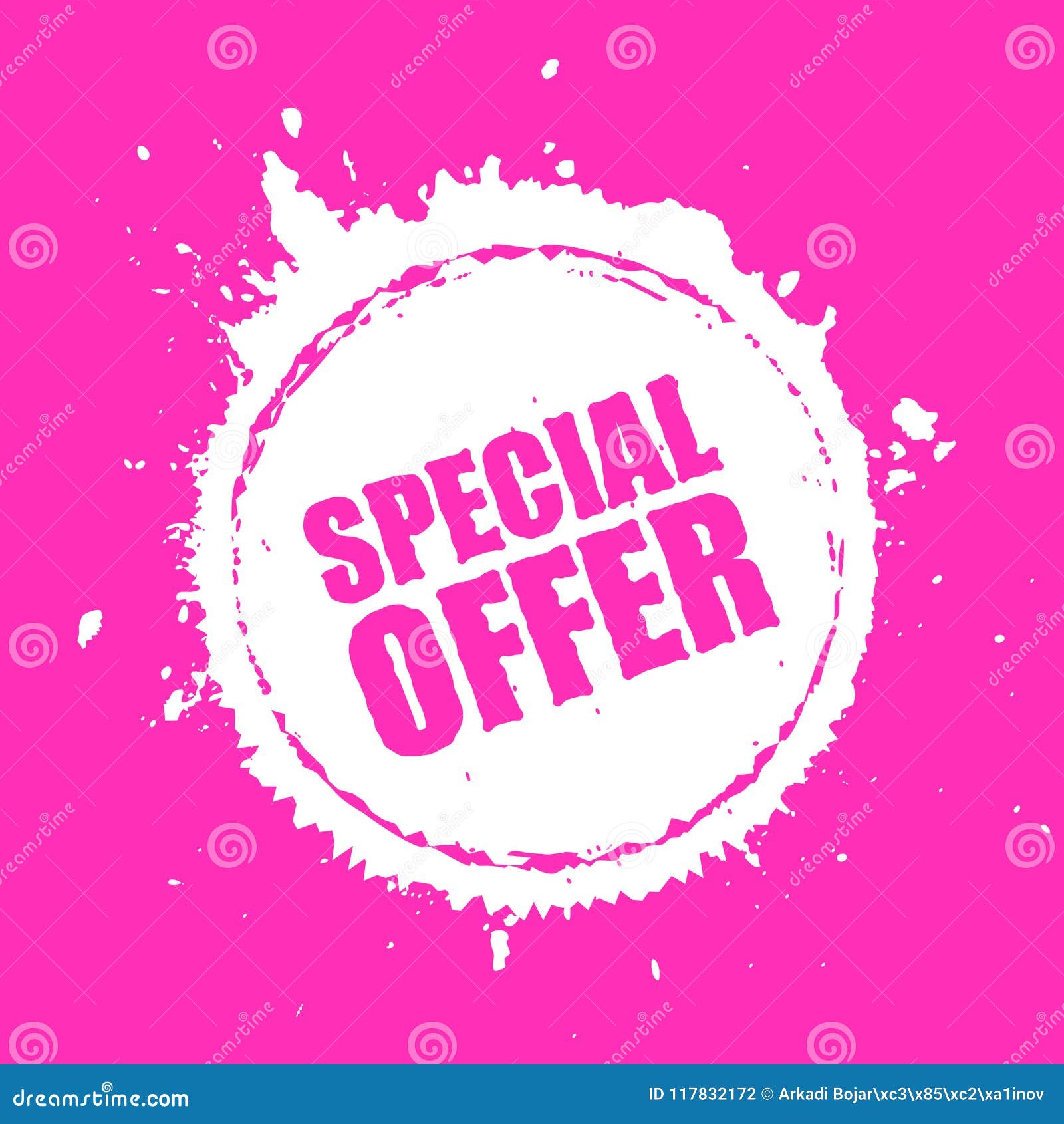 Special Offer Pink Spot Vector Icon Stock Vector - Illustration of ...