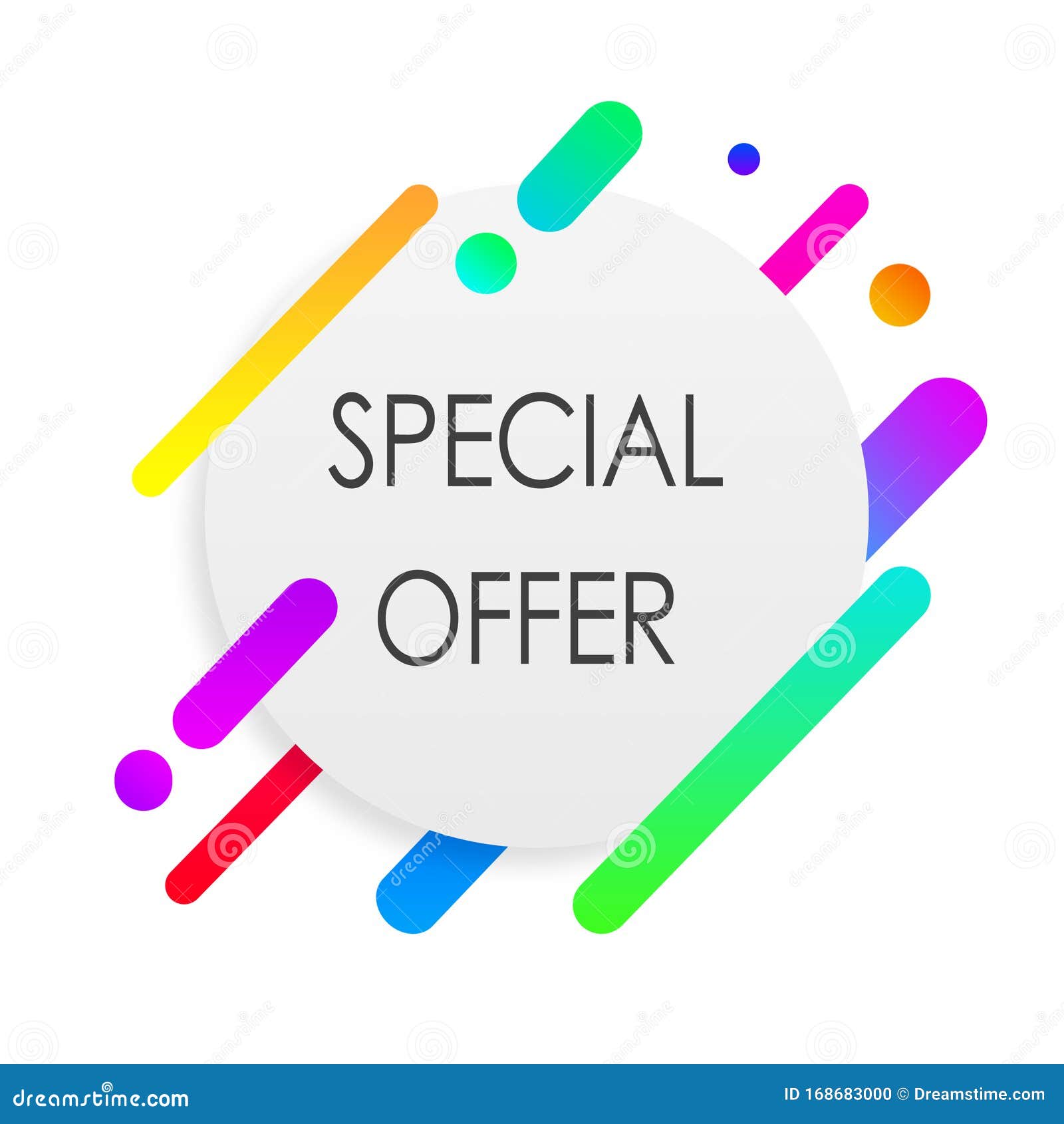 SPECIAL OFFER - PROMOTION LABEL - ADVERTISEMENT Stock Illustration ...