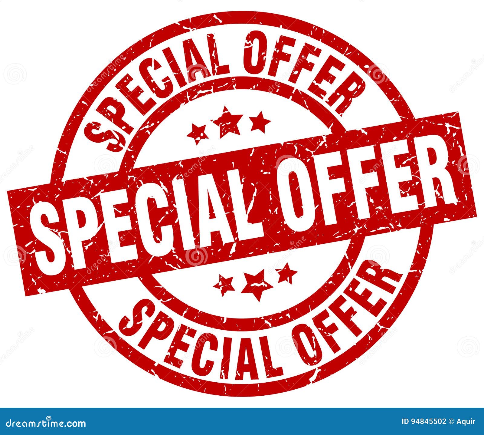 Special Offer Round Red Stamp Stock Vector - Illustration of insignia ...