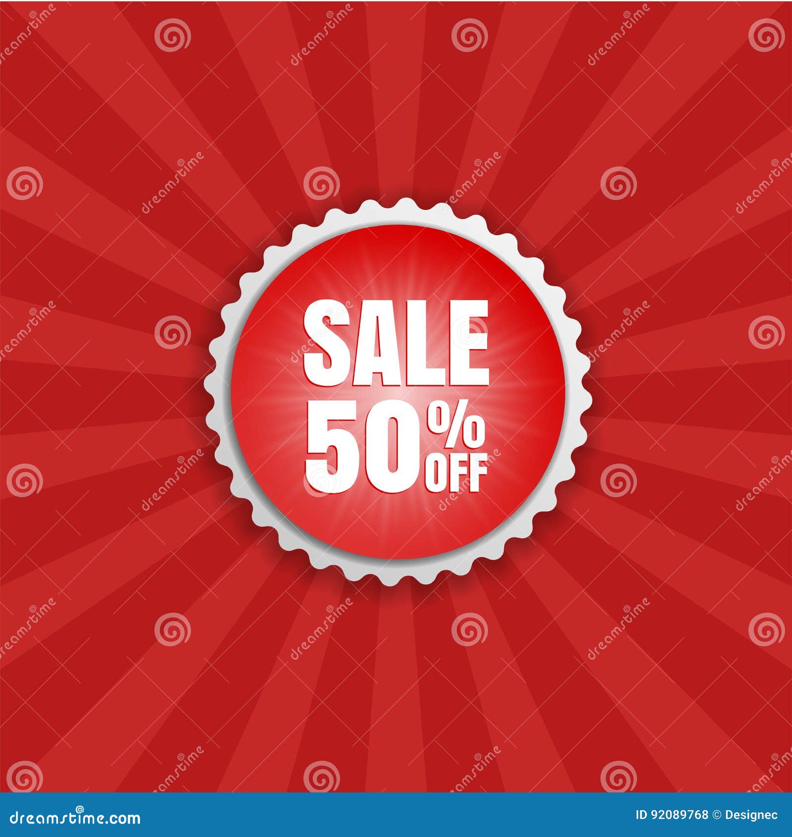 Special Offer Round Sticker. Vector Color Banner Stock Vector ...