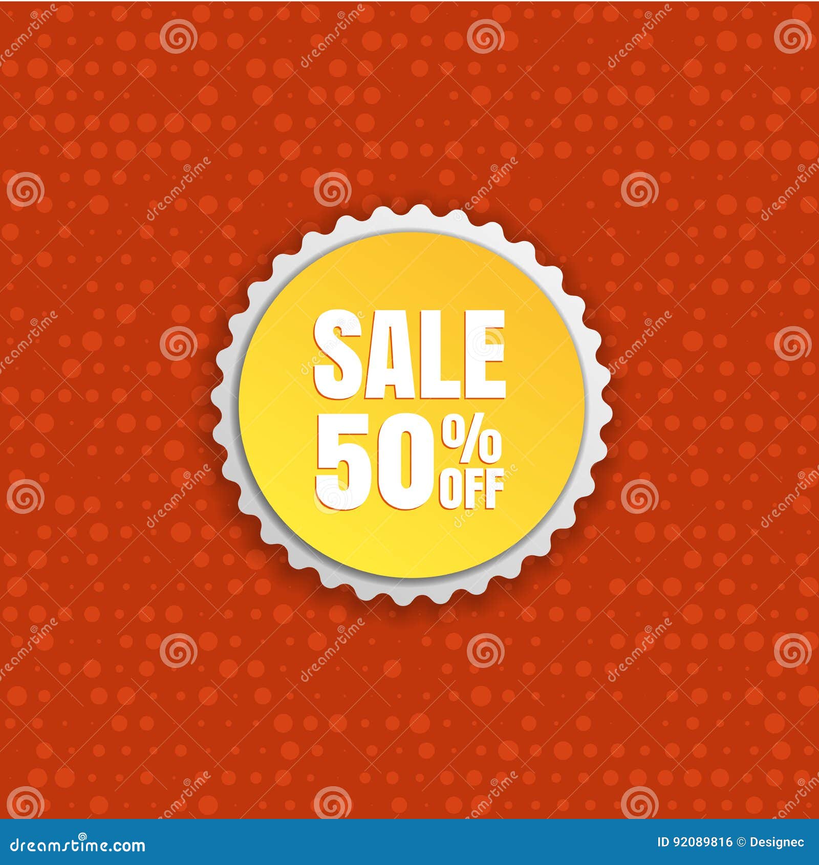 Special Offer Round Sticker. Vector Color Banner Stock Vector ...