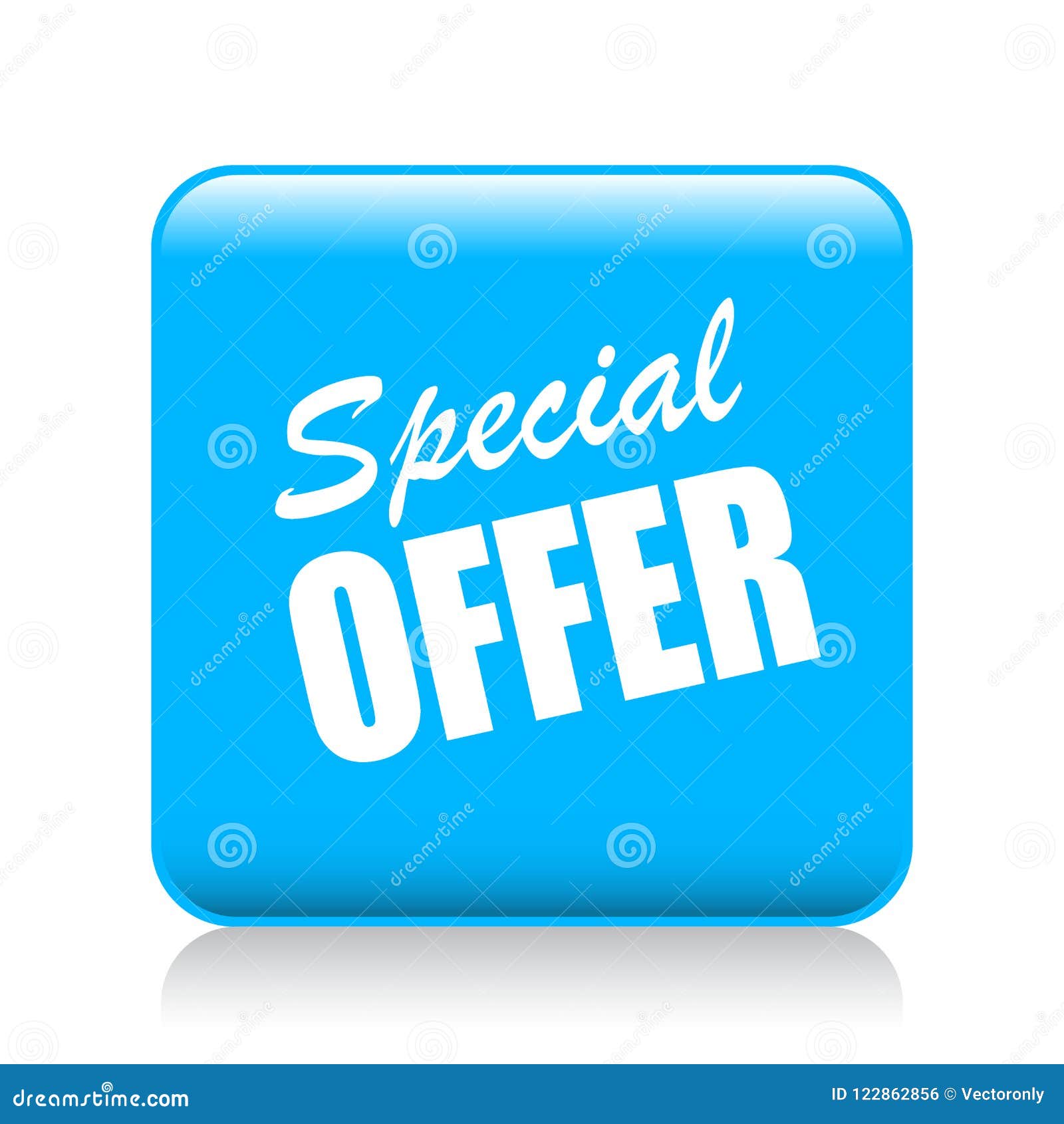 Special Offer Shopping Button Stock Illustration - Illustration of ...