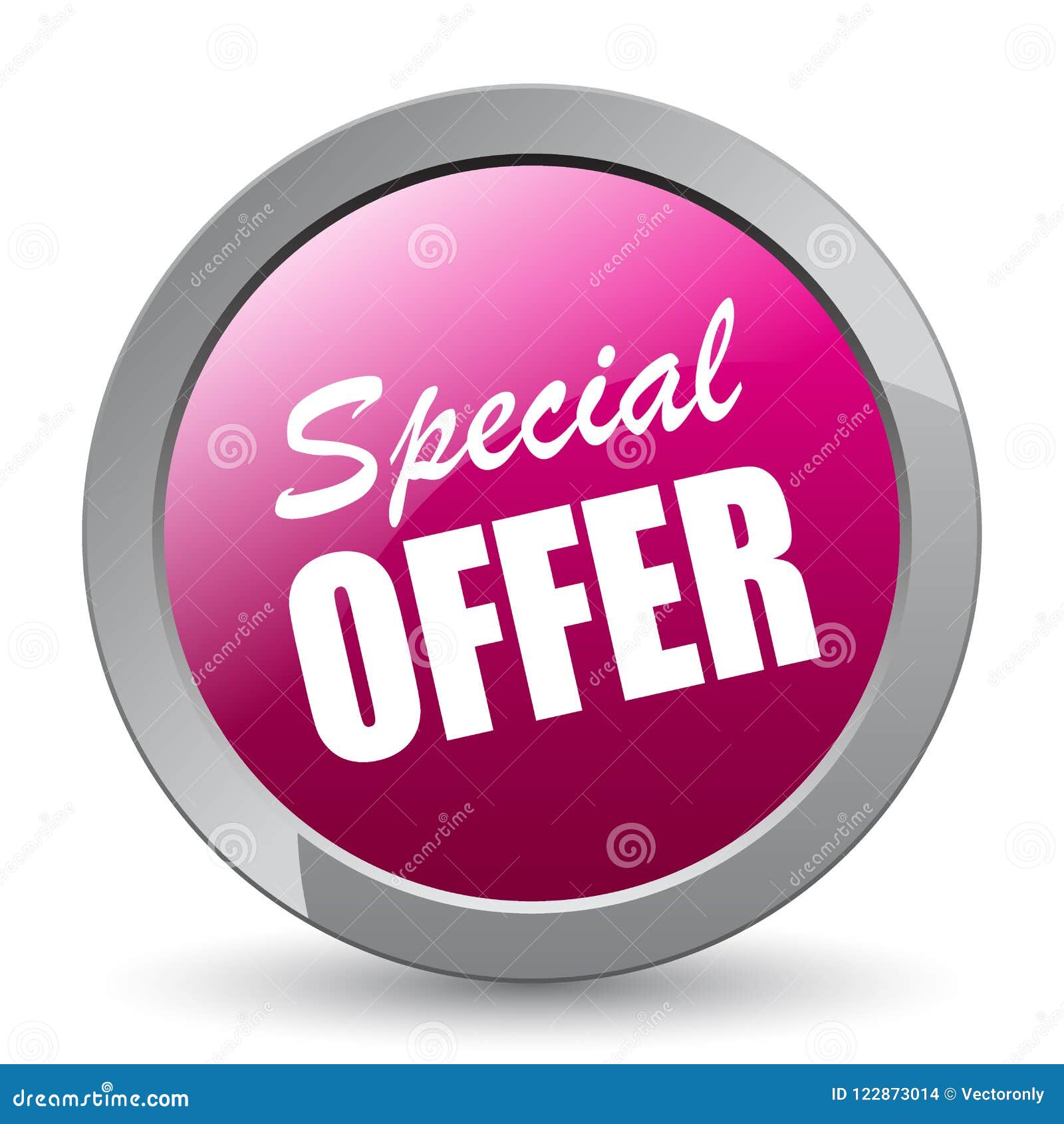 Special Offer Shopping Button Stock Illustration - Illustration of ...