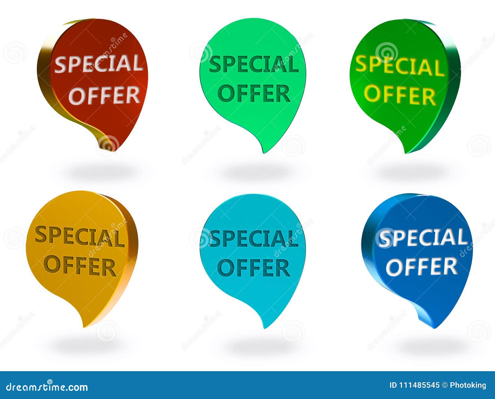 Special offer sign stock illustration. Illustration of business - 111485545