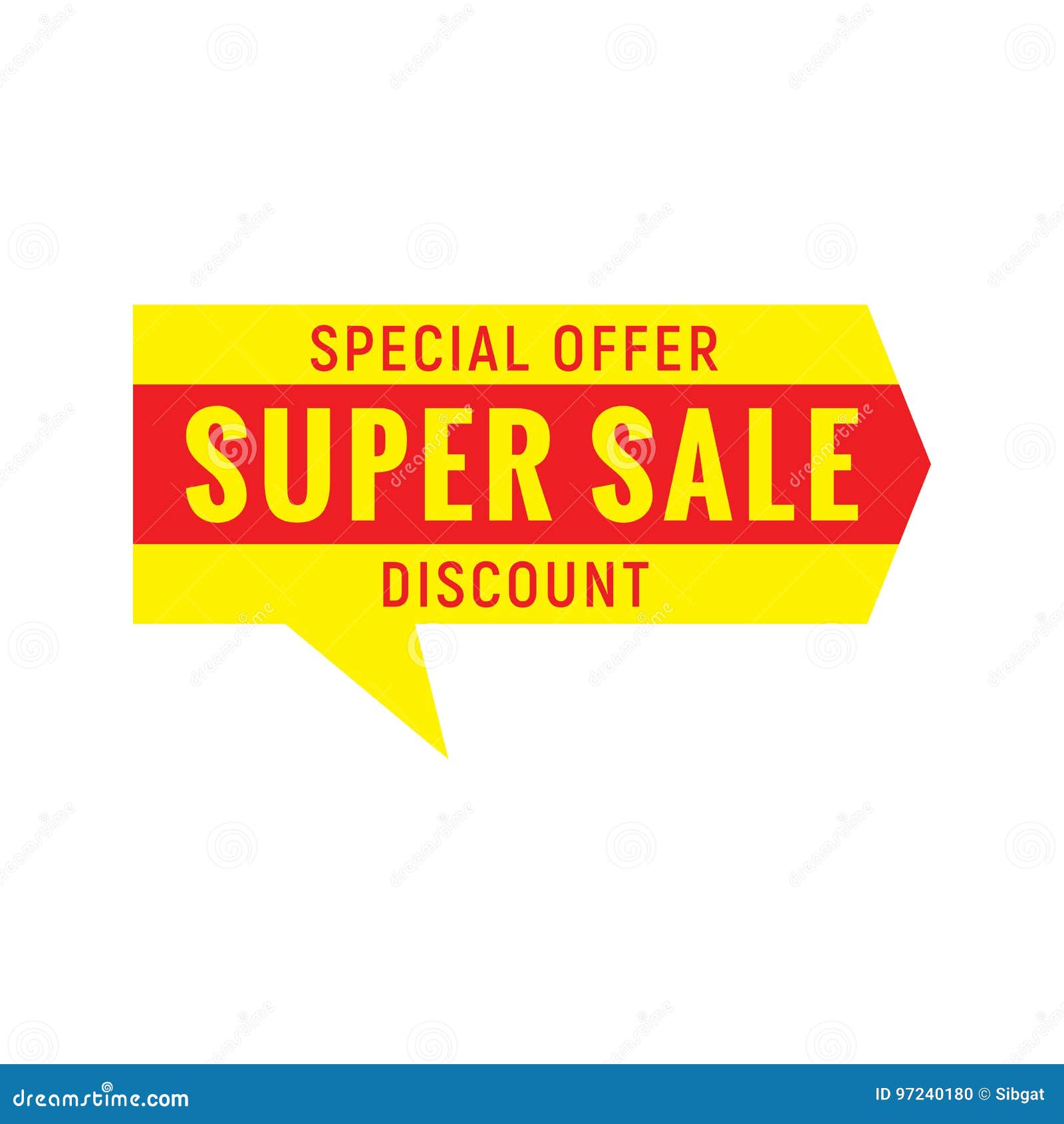 Special Offer sign. stock vector. Illustration of promotion - 97240180