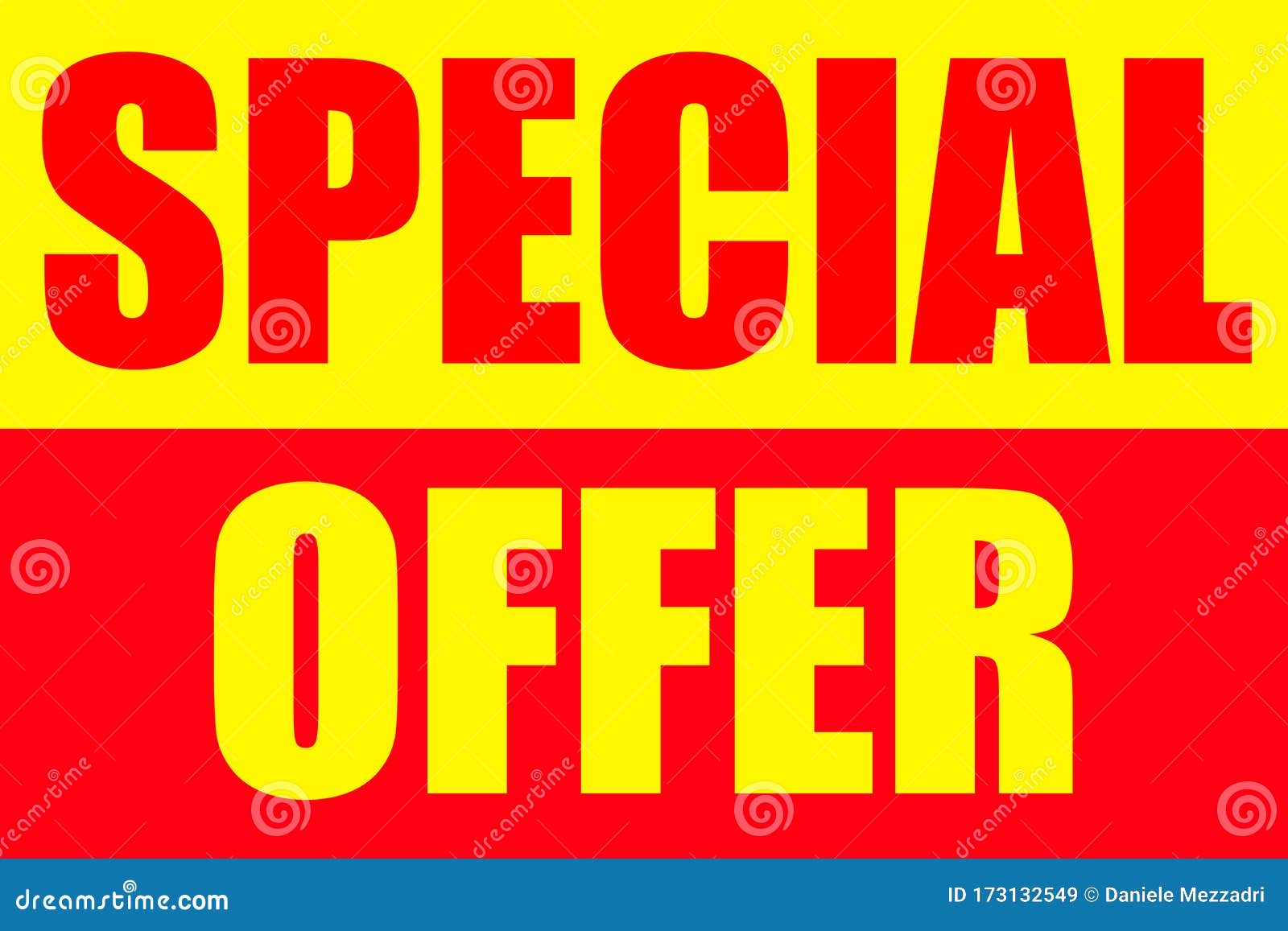 A special offer signboard stock illustration. Illustration of business ...