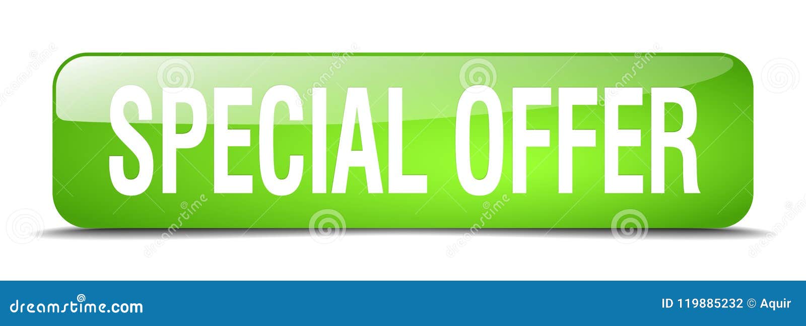 Special offer button stock vector. Illustration of banner - 119885232