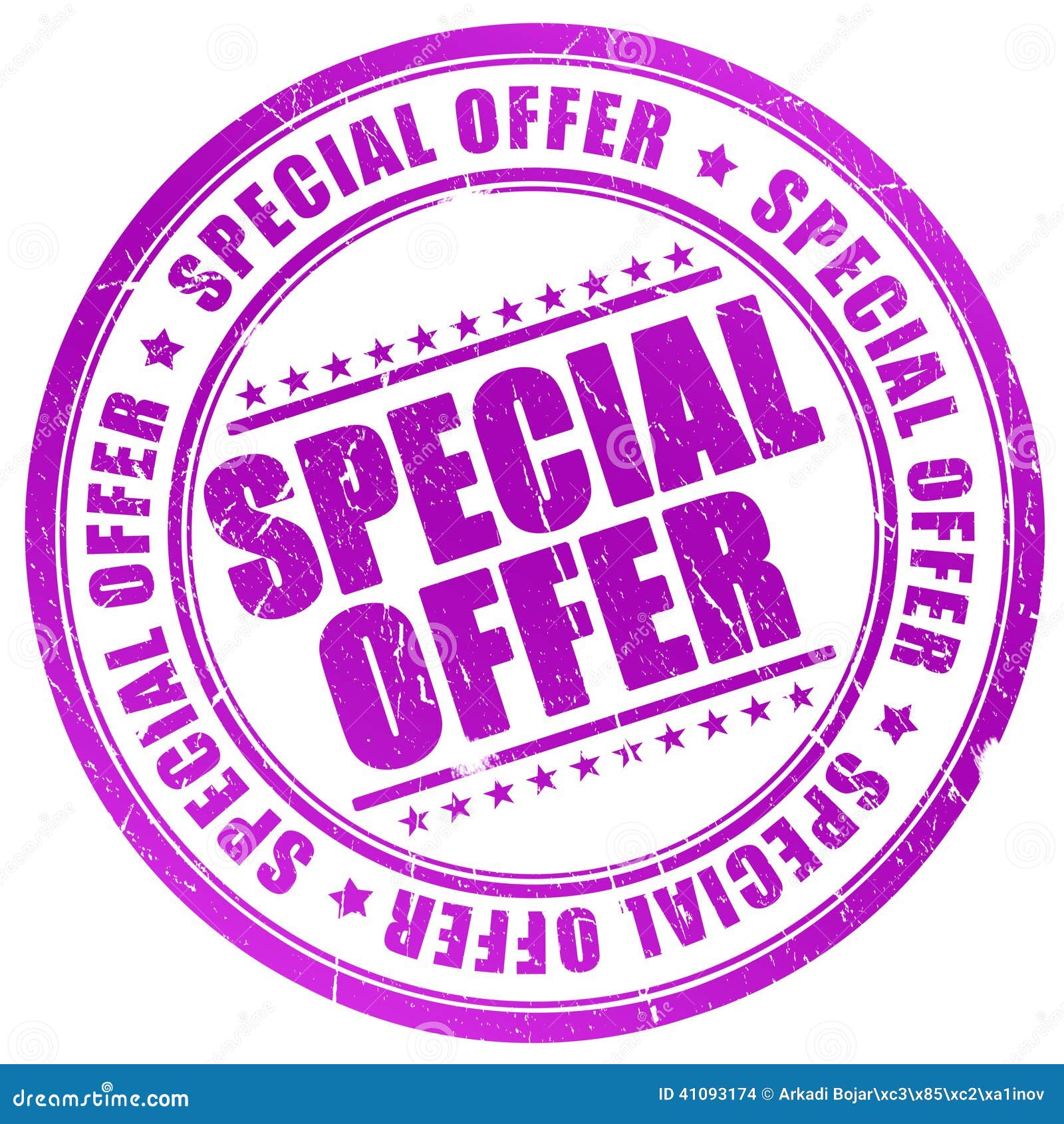 Special offer stamp stock illustration. Illustration of discount - 41093174