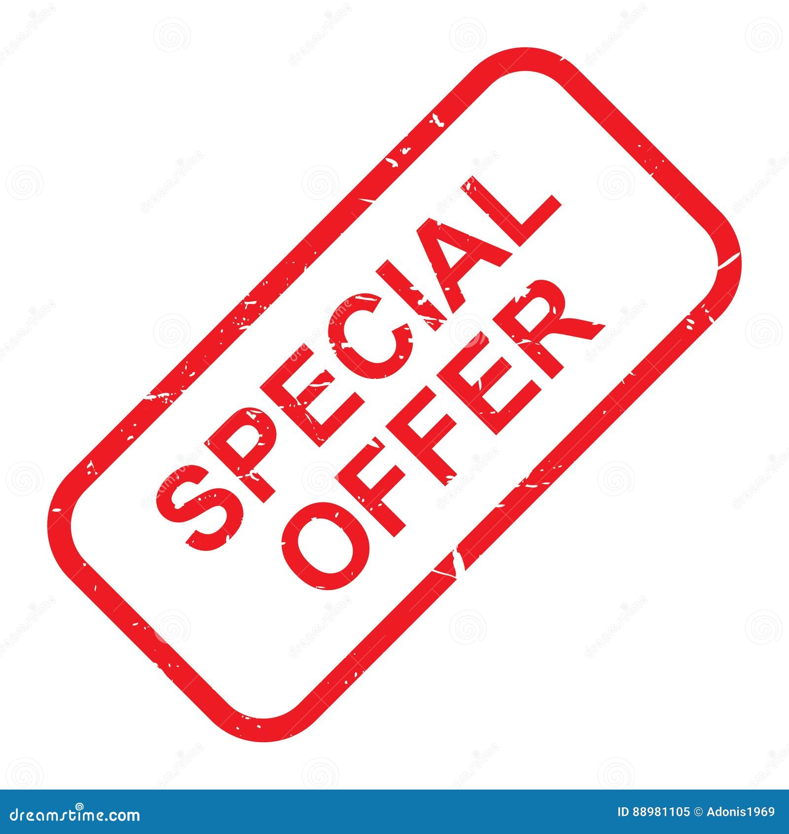 Special offer stamp stock vector. Illustration of deal - 88981105