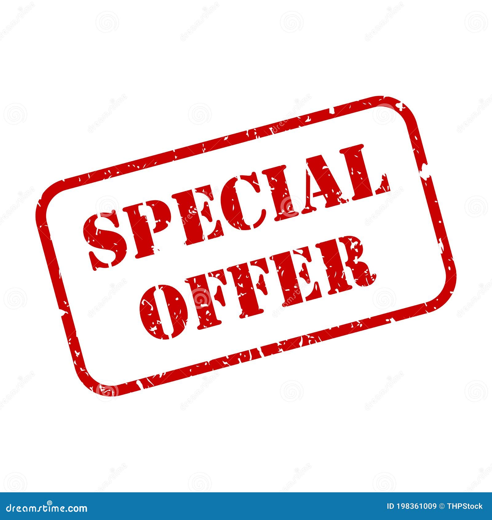 Special Offer Stamp Vector stock vector. Illustration of symbol - 198361009