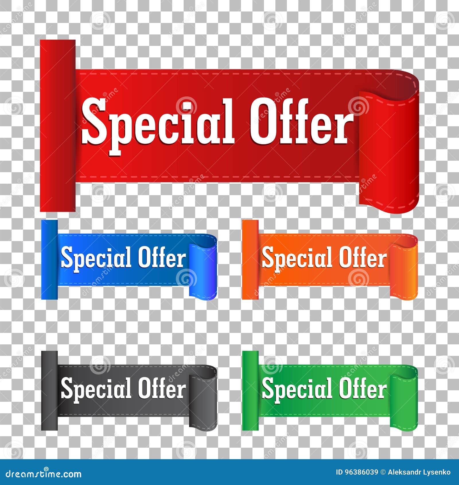 Special Offer Sticker. Label Vector Illustration on Bac Stock Vector ...