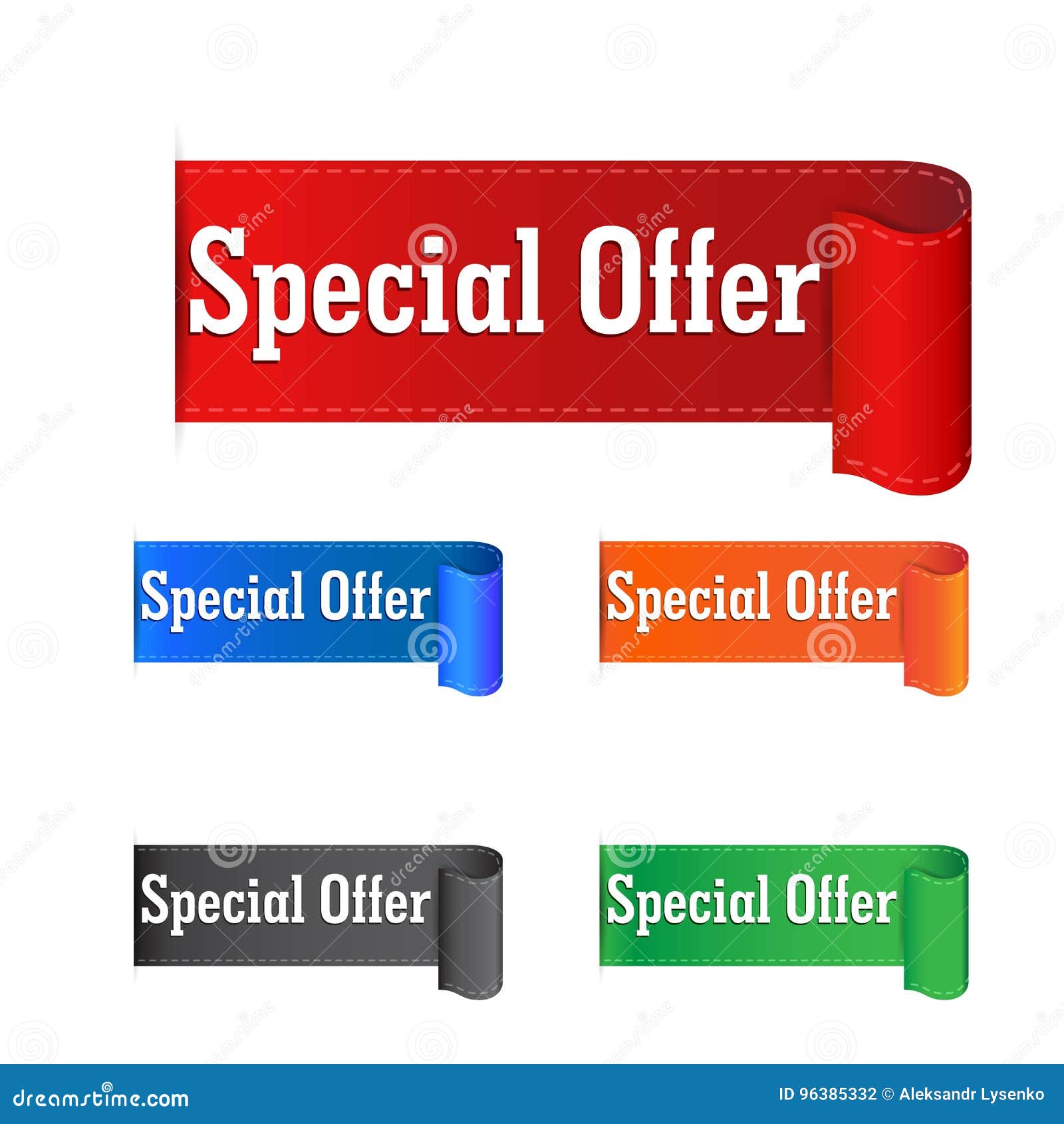 Special Offer Sticker. Label Vector Illustration On White Background ...