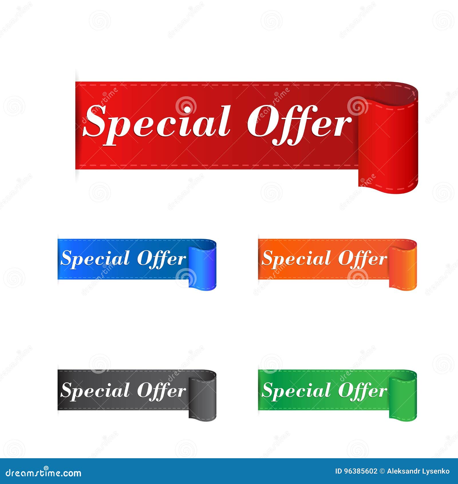 Special Offer Sticker. Label Vector Illustration on White Background ...